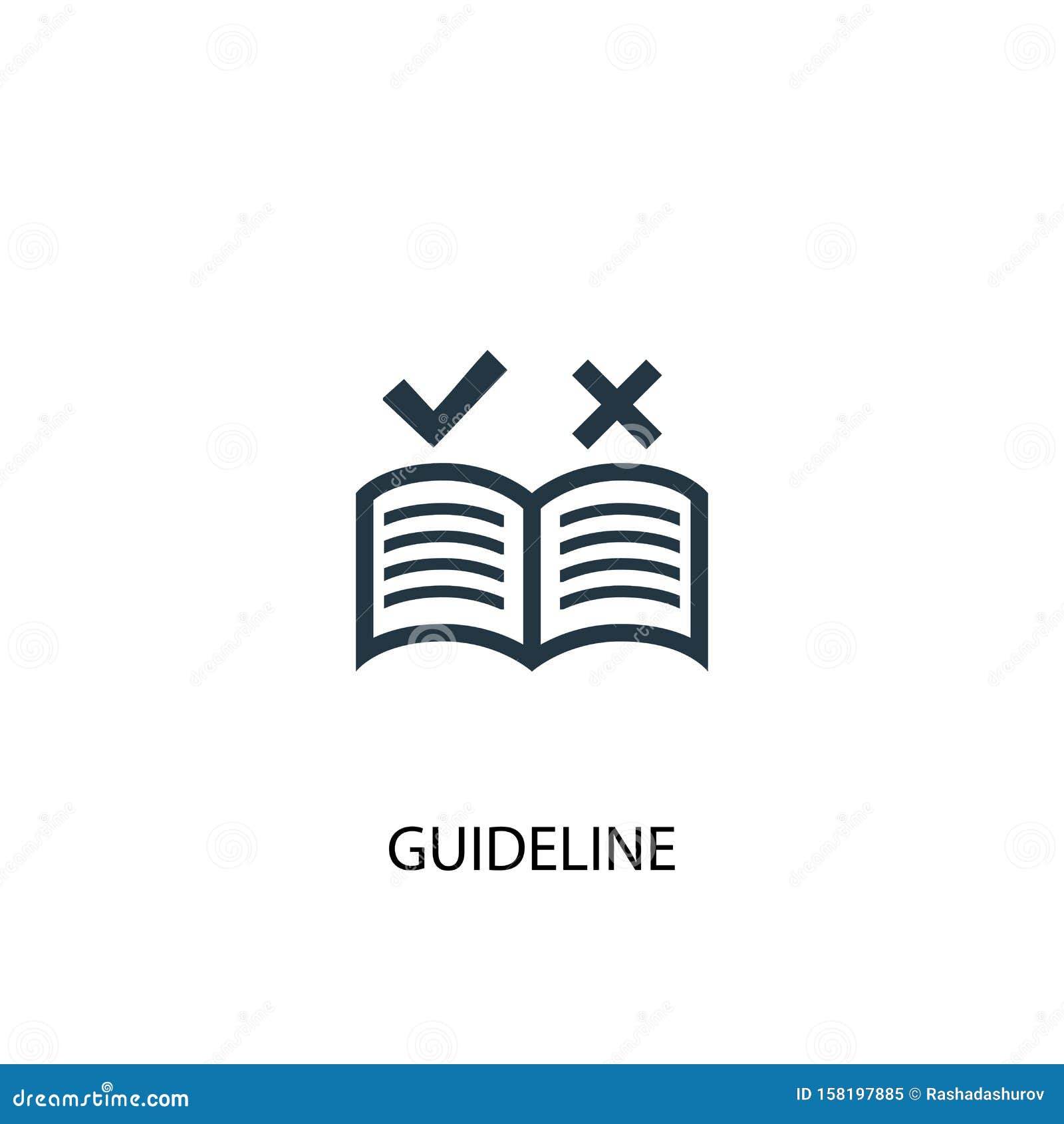 Guideline Icon. Simple Element From Regulation Collection. Filled ... Guideline Icon. Simple Element From Regulation Collection. Filled ...