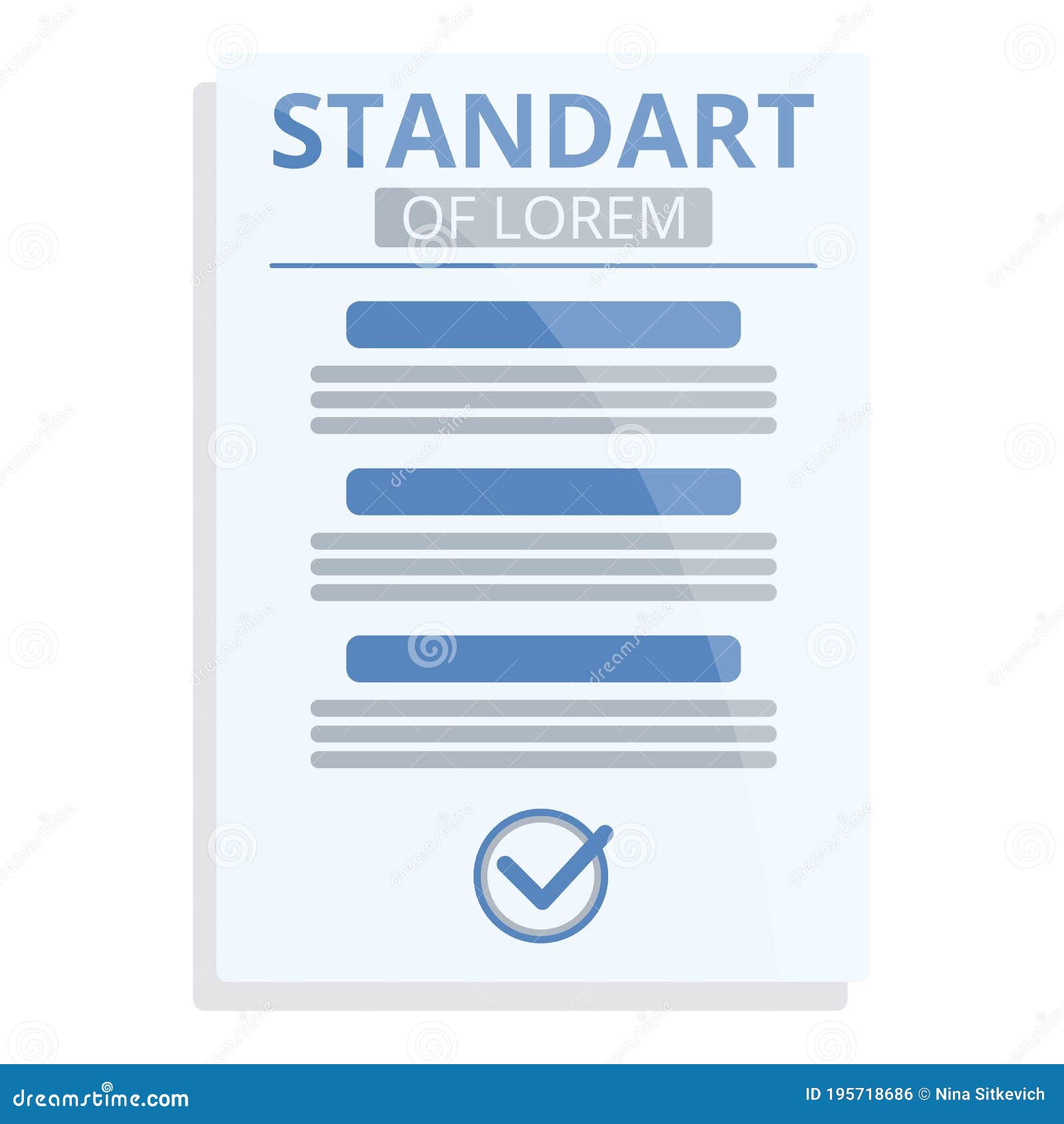 Guideline Standard Icon, Cartoon Style Stock Vector - Illustration of ...