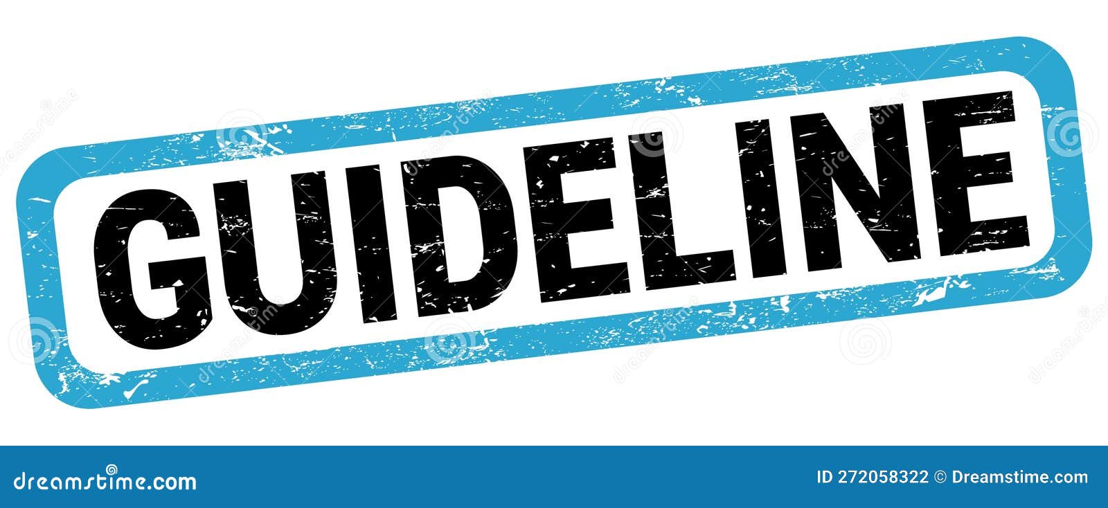 GUIDELINE Written Word On Green Stamp Sign Stock Image | CartoonDealer ...