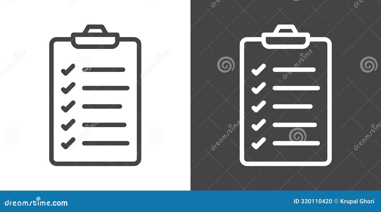 Guidelines Icon Flat Vector Set Outline Stock Illustration ...