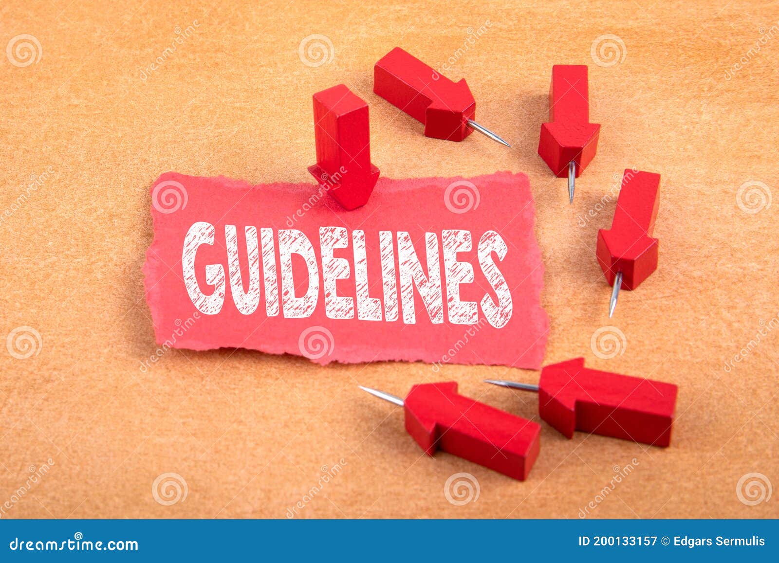 GUIDELINES. Rules, Guide and Recommendations Concept Stock Image ...
