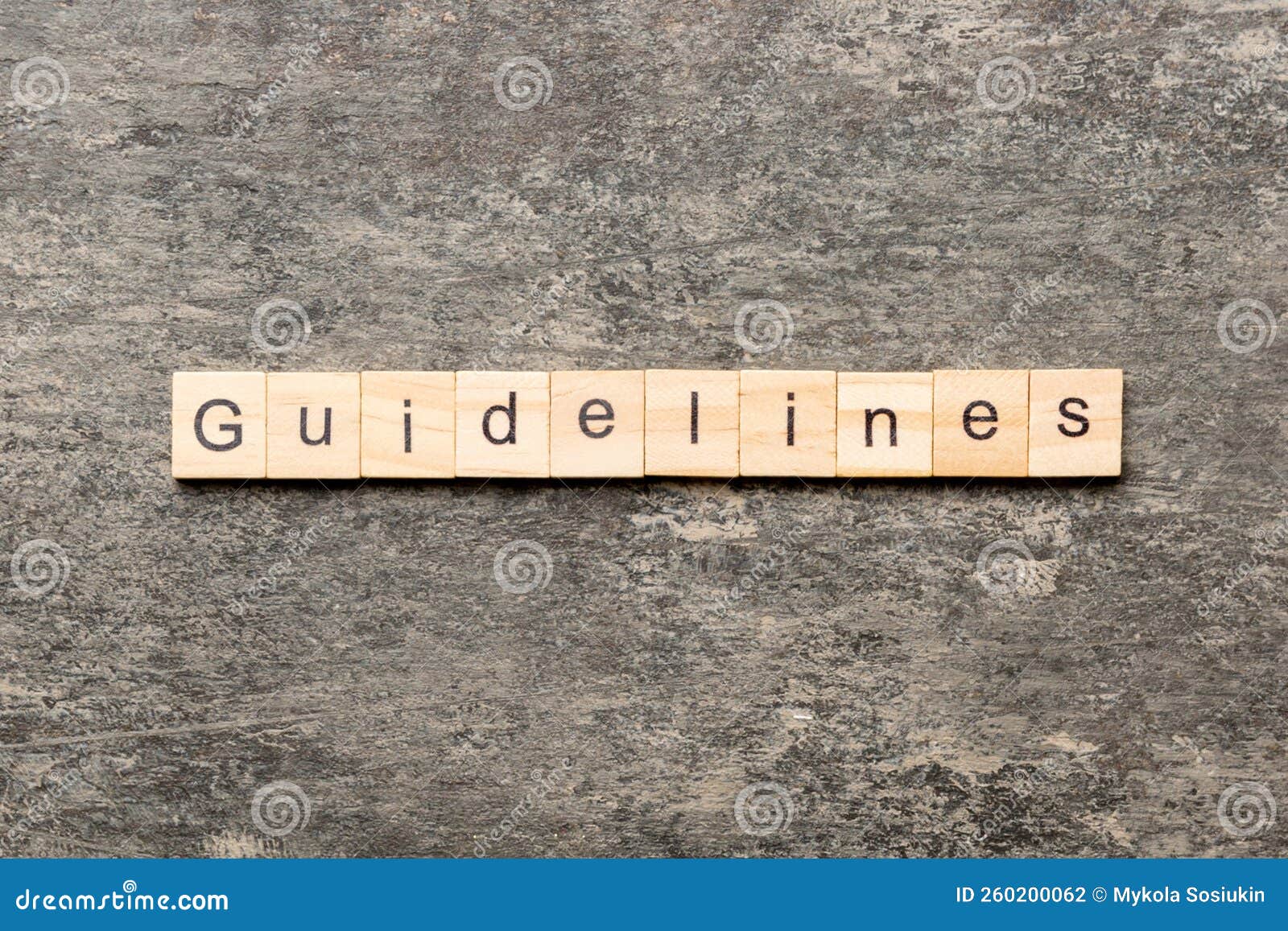 Guidelines Wood Word Stock Photography | CartoonDealer.com #113752670