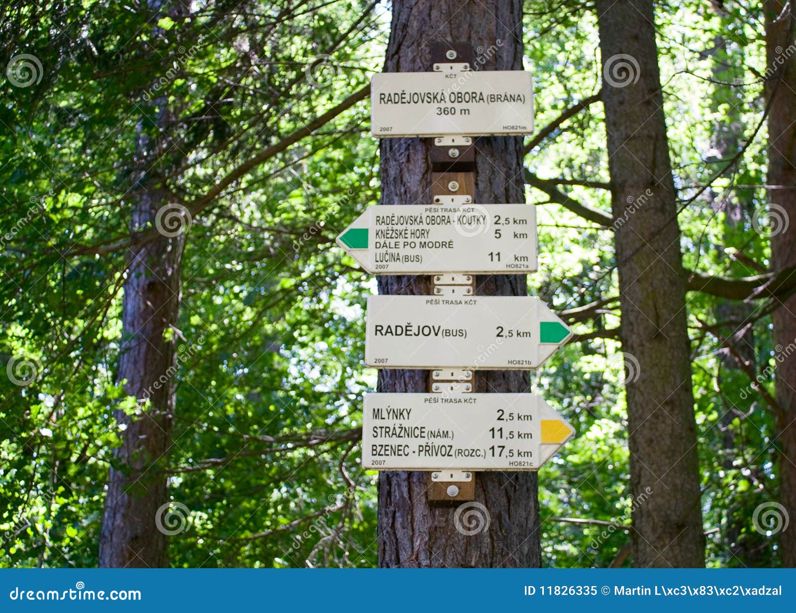 Guidepost stock image. Image of touring, forest, sing - 11826335