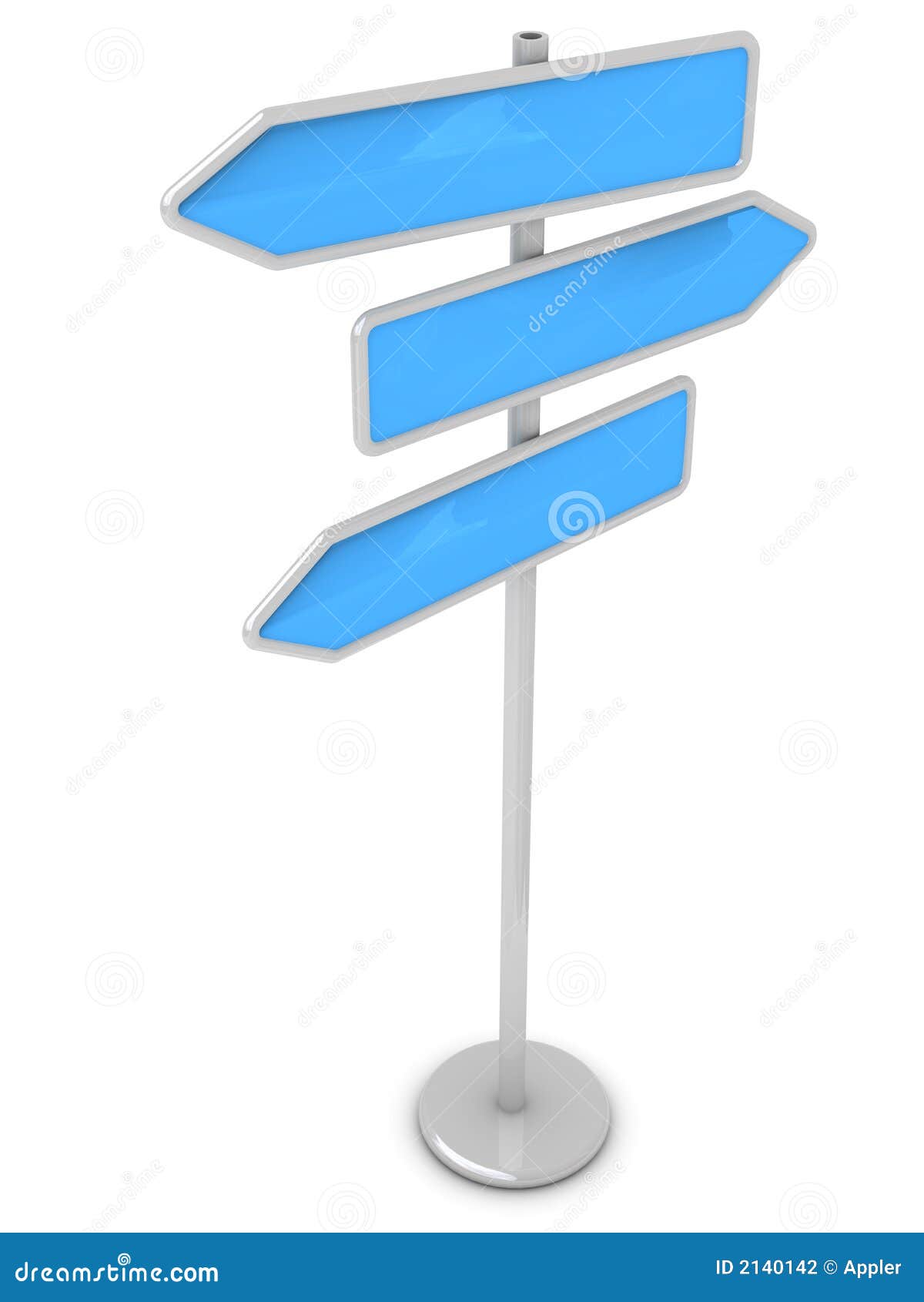 Guidepost stock illustration. Illustration of crossroads - 2140142