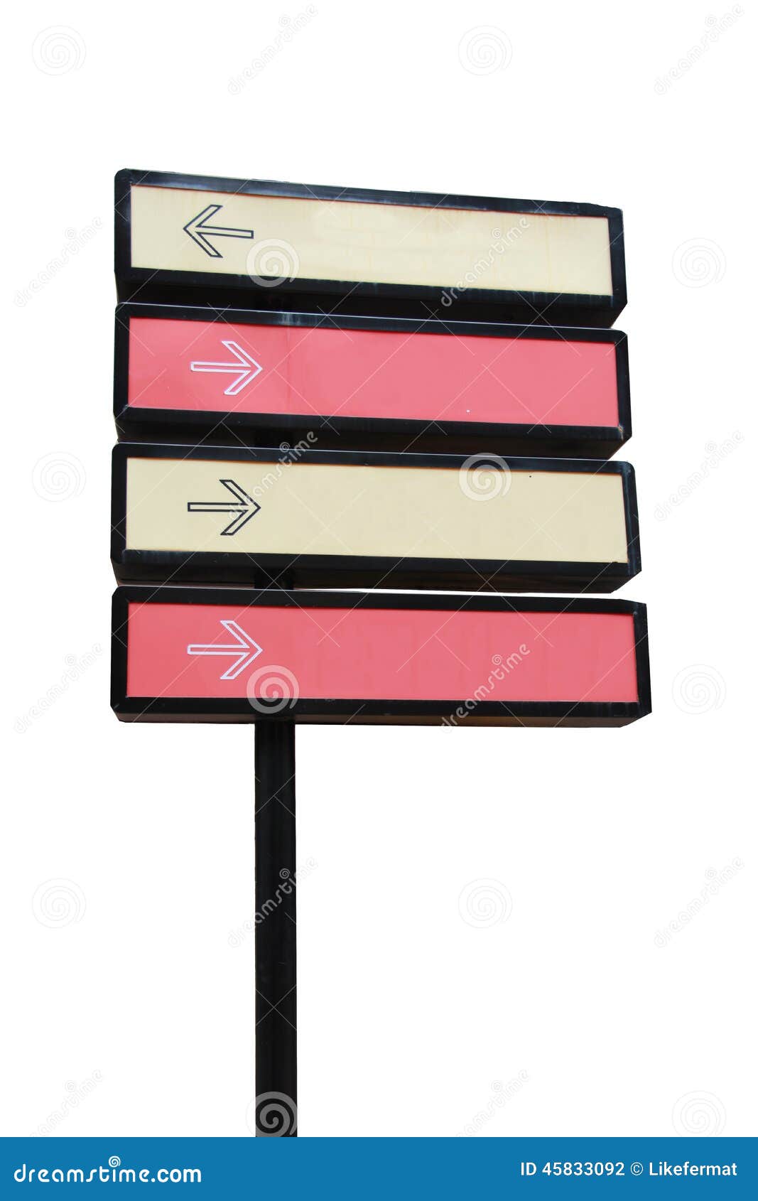 Guidepost stock photo. Image of brown, mental, path, signboard - 45833092