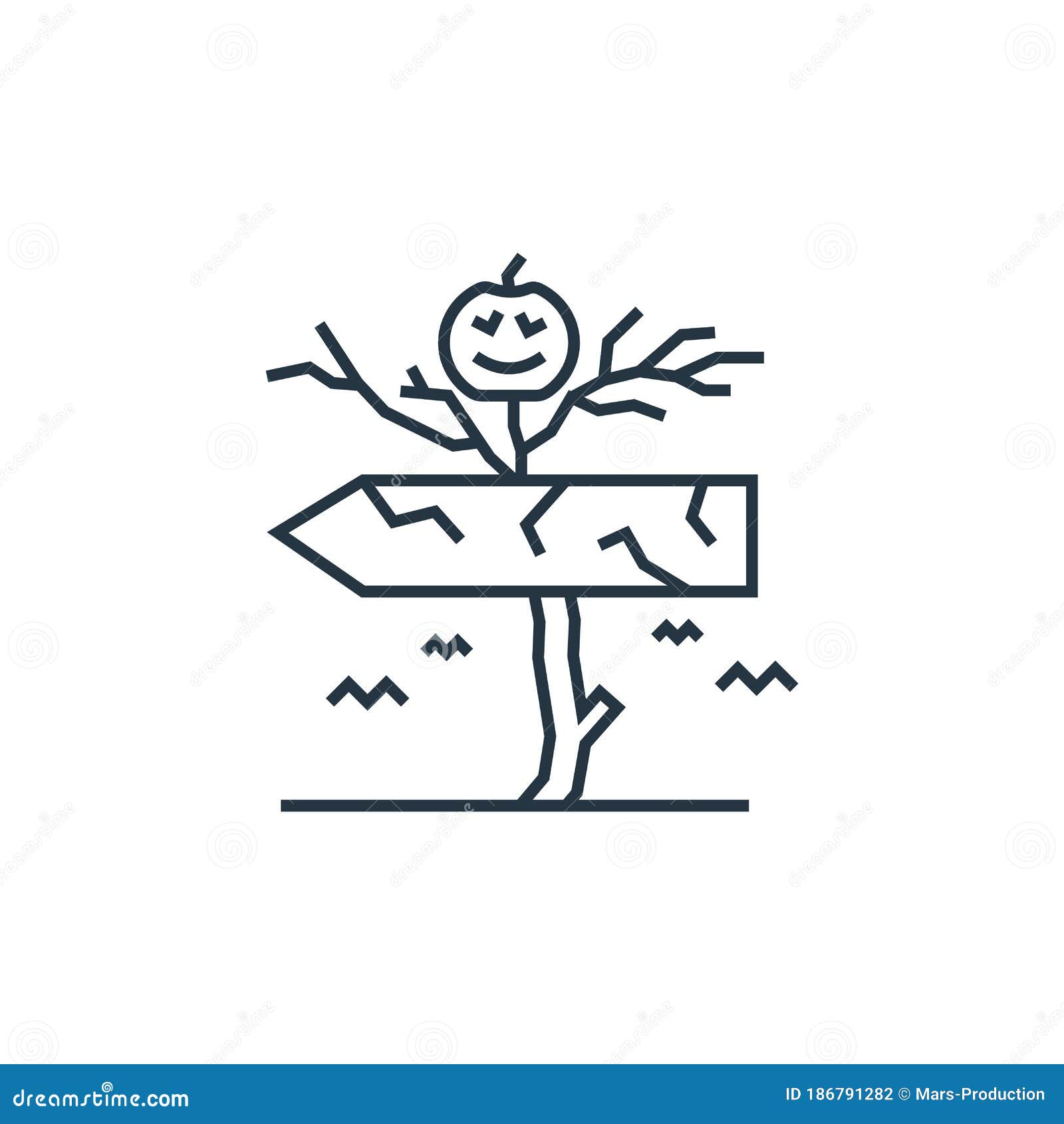 Guidepost Vector Icon. Guidepost Editable Stroke. Guidepost Linear ...