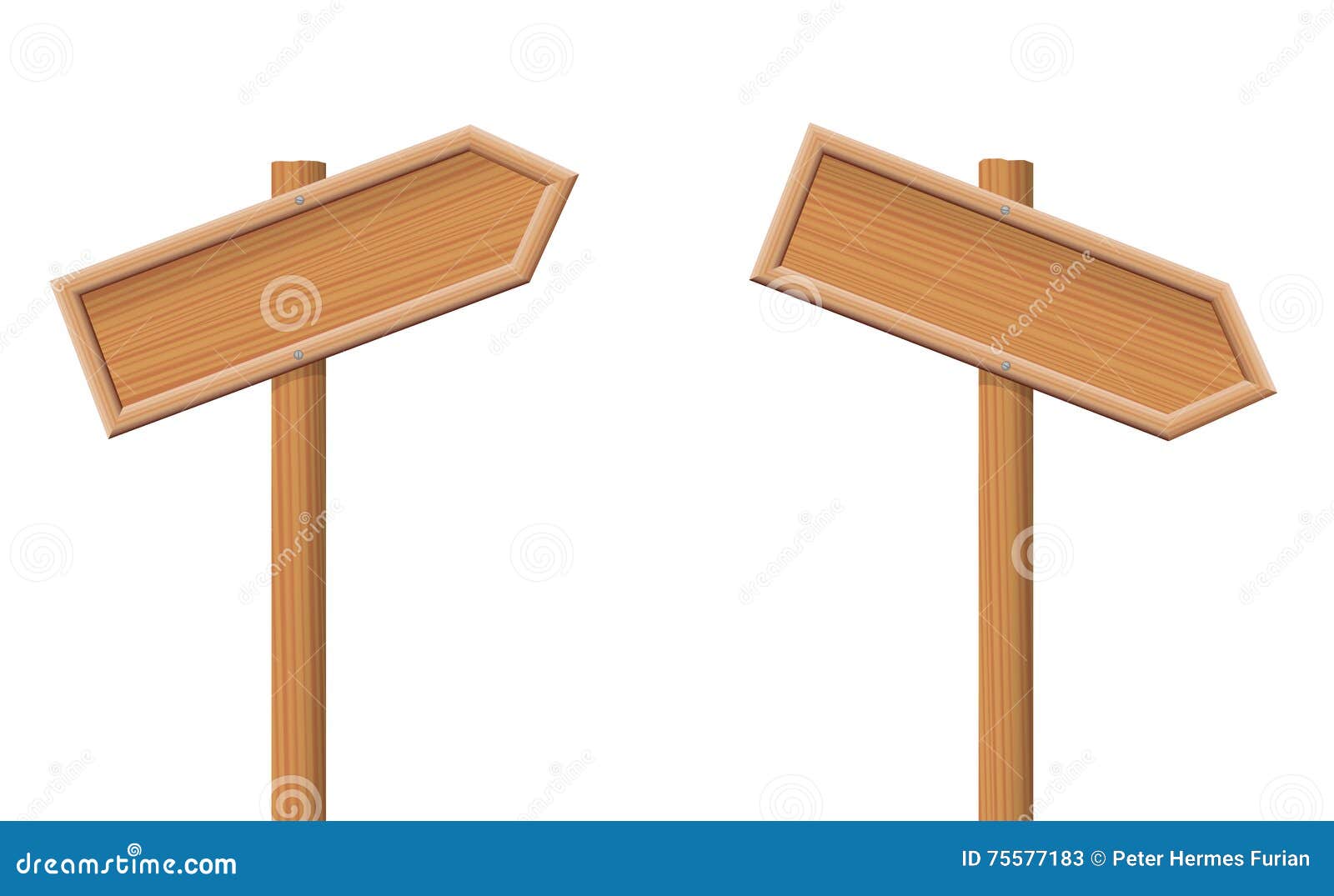 Guideposts Up and Down stock vector. Illustration of labeled - 75577183