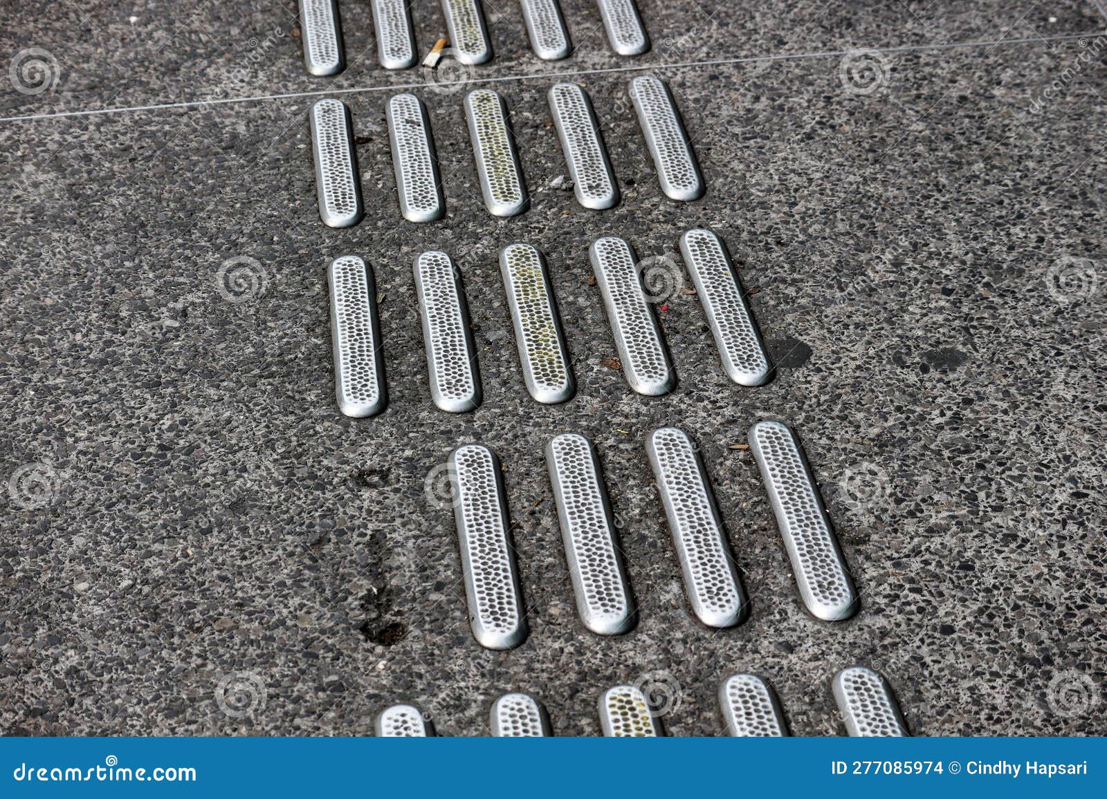 Guiding Block or Guide Way, Which is a Sign Specifically for Persons ...