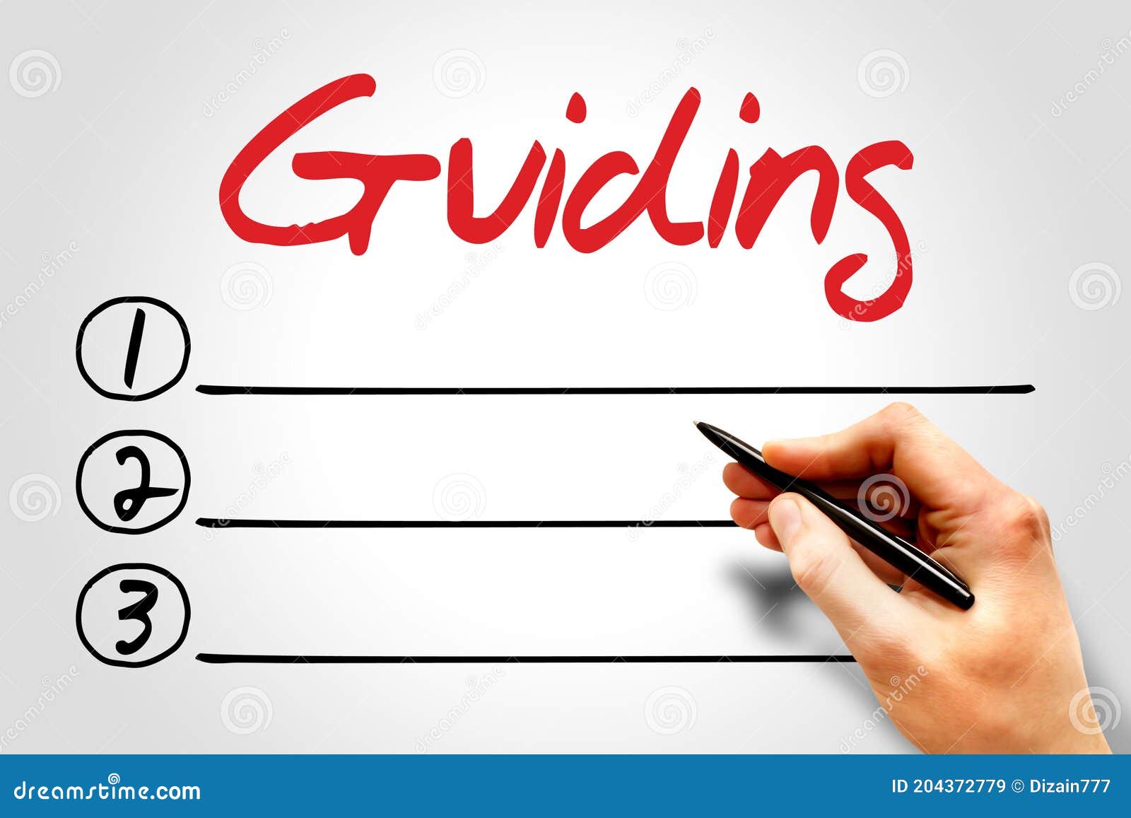 Guiding stock image. Image of list, service, background - 204372779