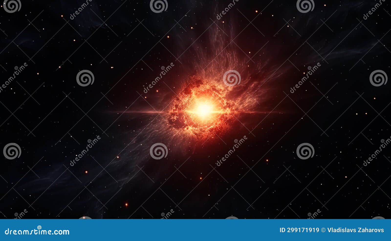 The Guiding Star is a Bright Star in a Dark Galaxy Stock Illustration ...