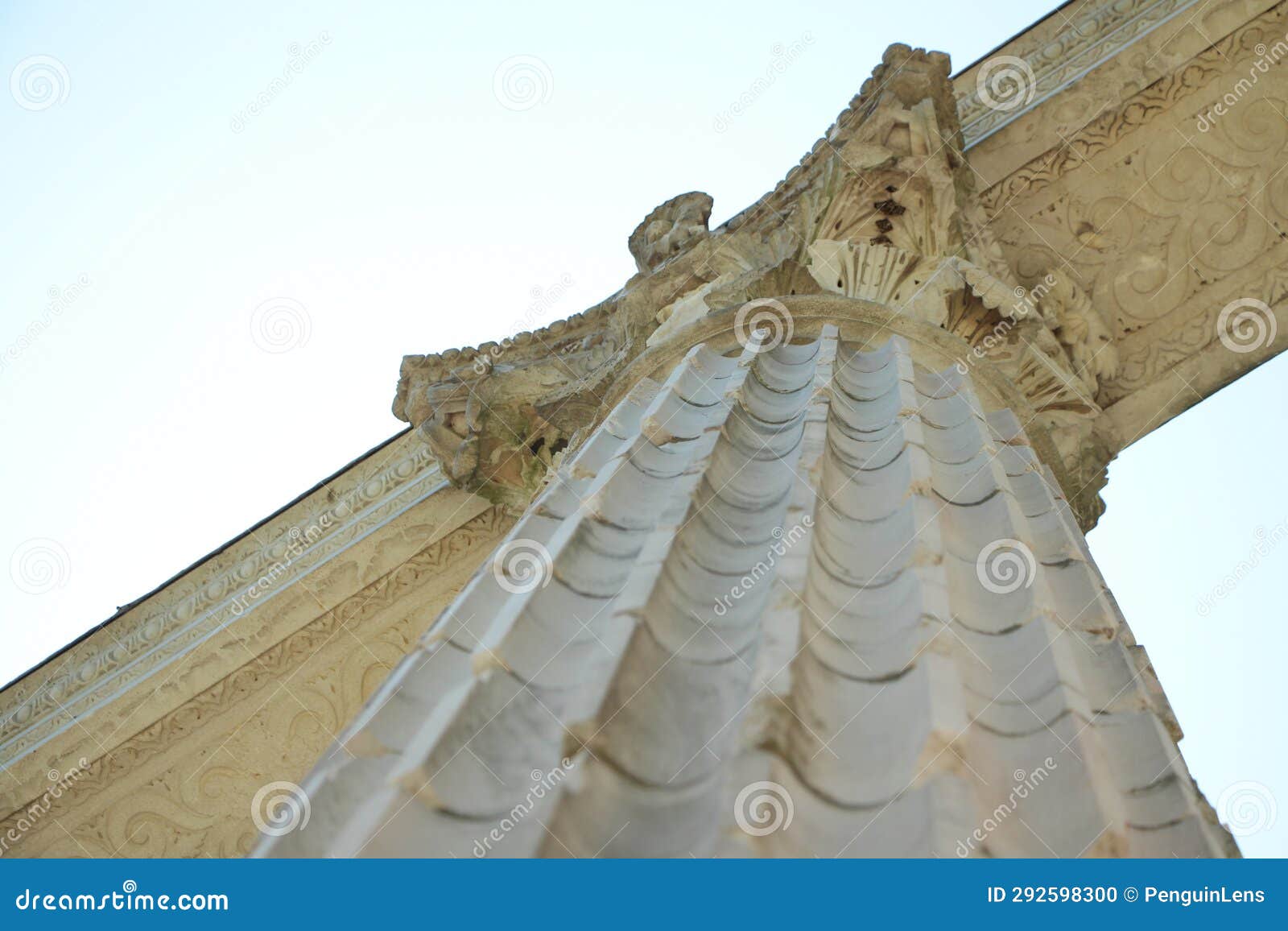 Guild Guildwood Toronto Monument Pillar Shot from Low Looking Up 20 Ph ...