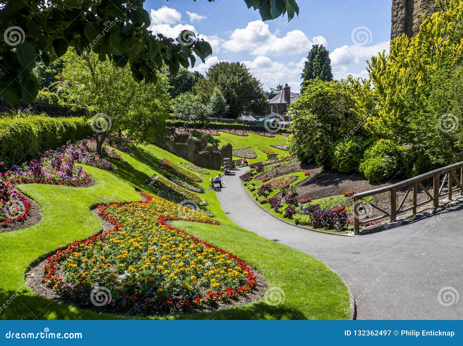 Guildford Castle Grounds ,Surrey England Stock Image - Image of ...