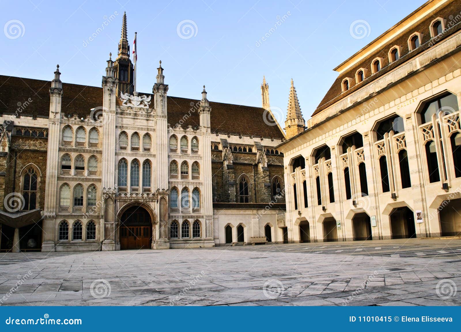 Guildhall Building and Art Gallery Stock Image - Image of europe ...