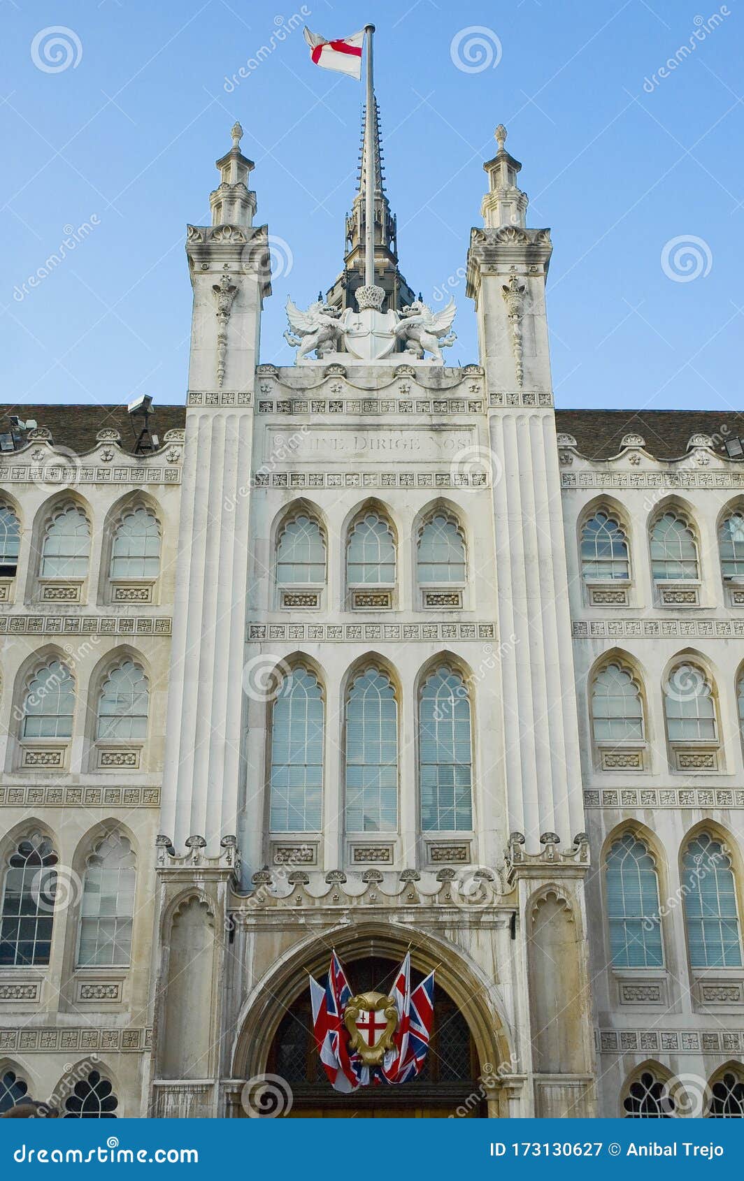Guildhall Building at London Stock Image - Image of united, building ...