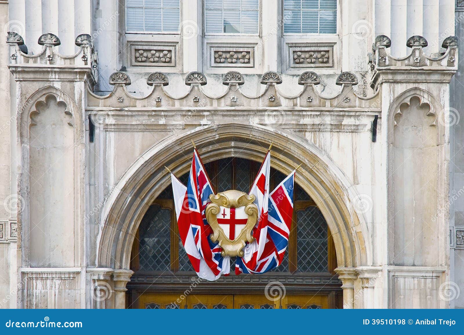 Guildhall Building at London Stock Photo - Image of european, tourist ...