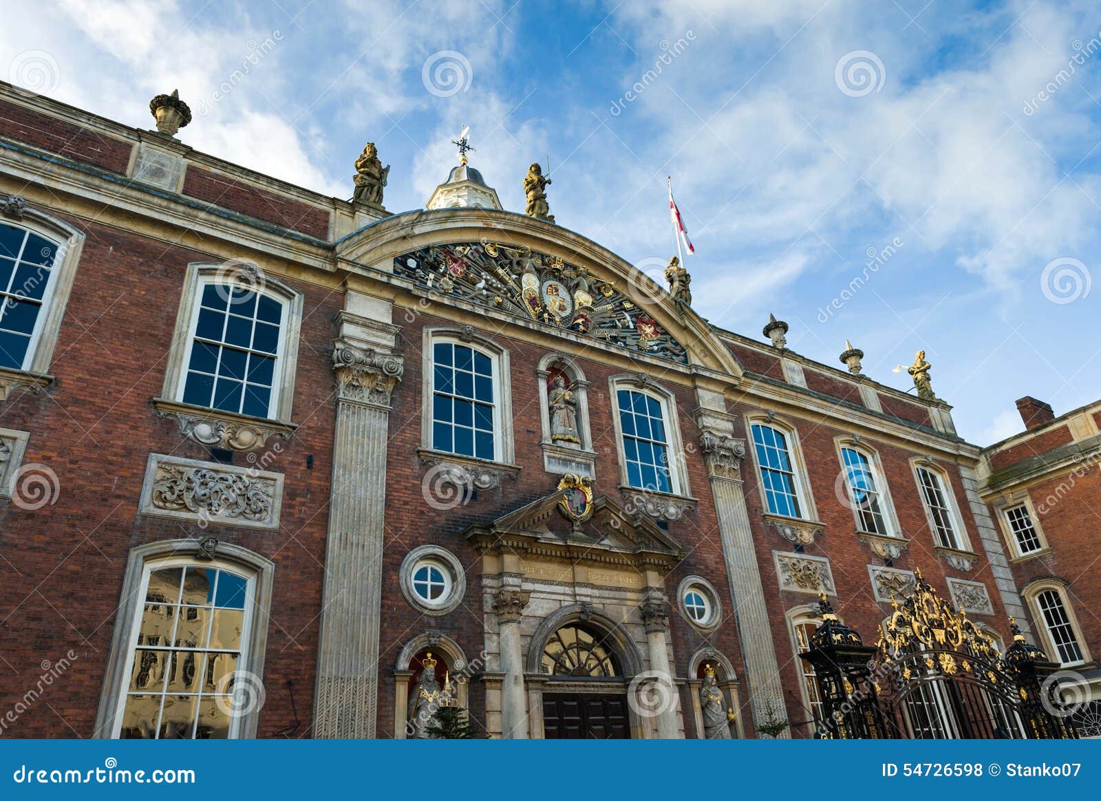 The Guildhall Building in Worcester Stock Photo - Image of angle ...