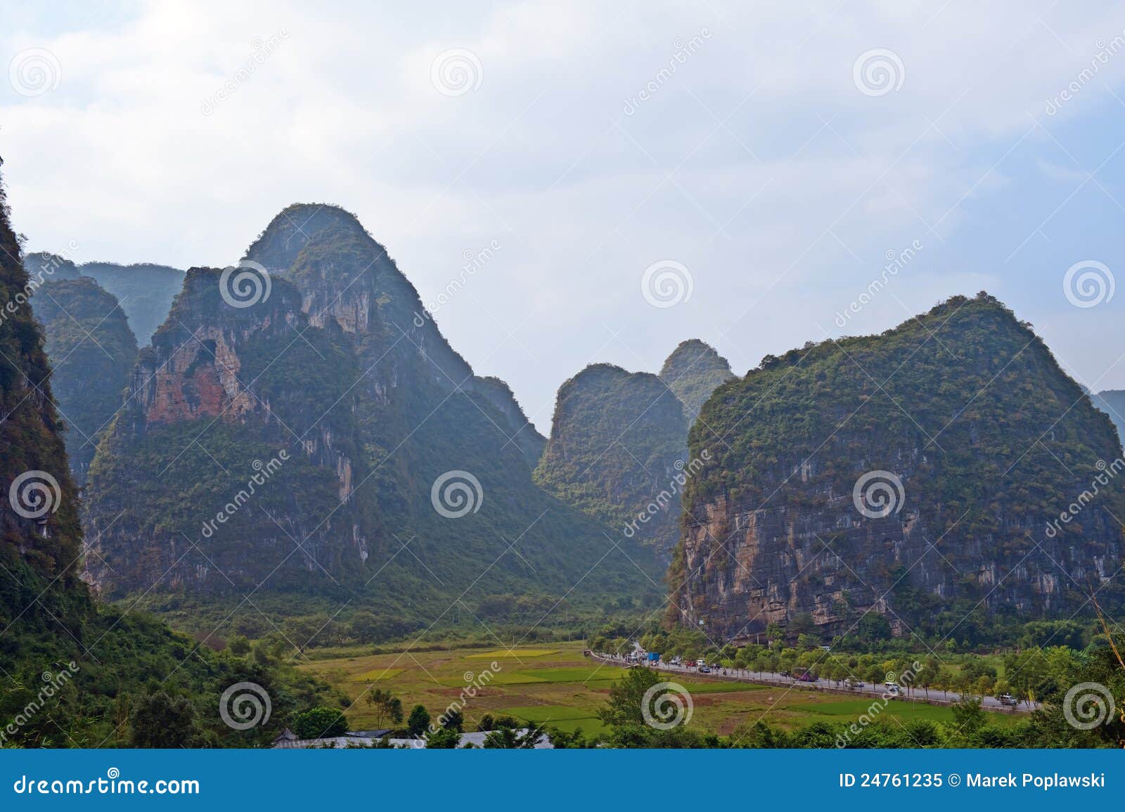 Guilin mountains China stock image. Image of hill, nature - 24761235