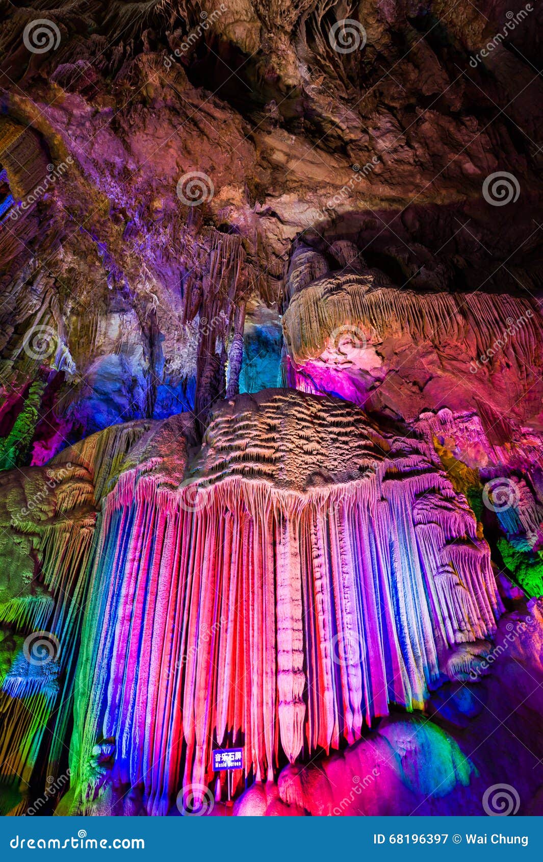 Guilin Silver Caves Light Up Editorial Photography - Image of travel ...