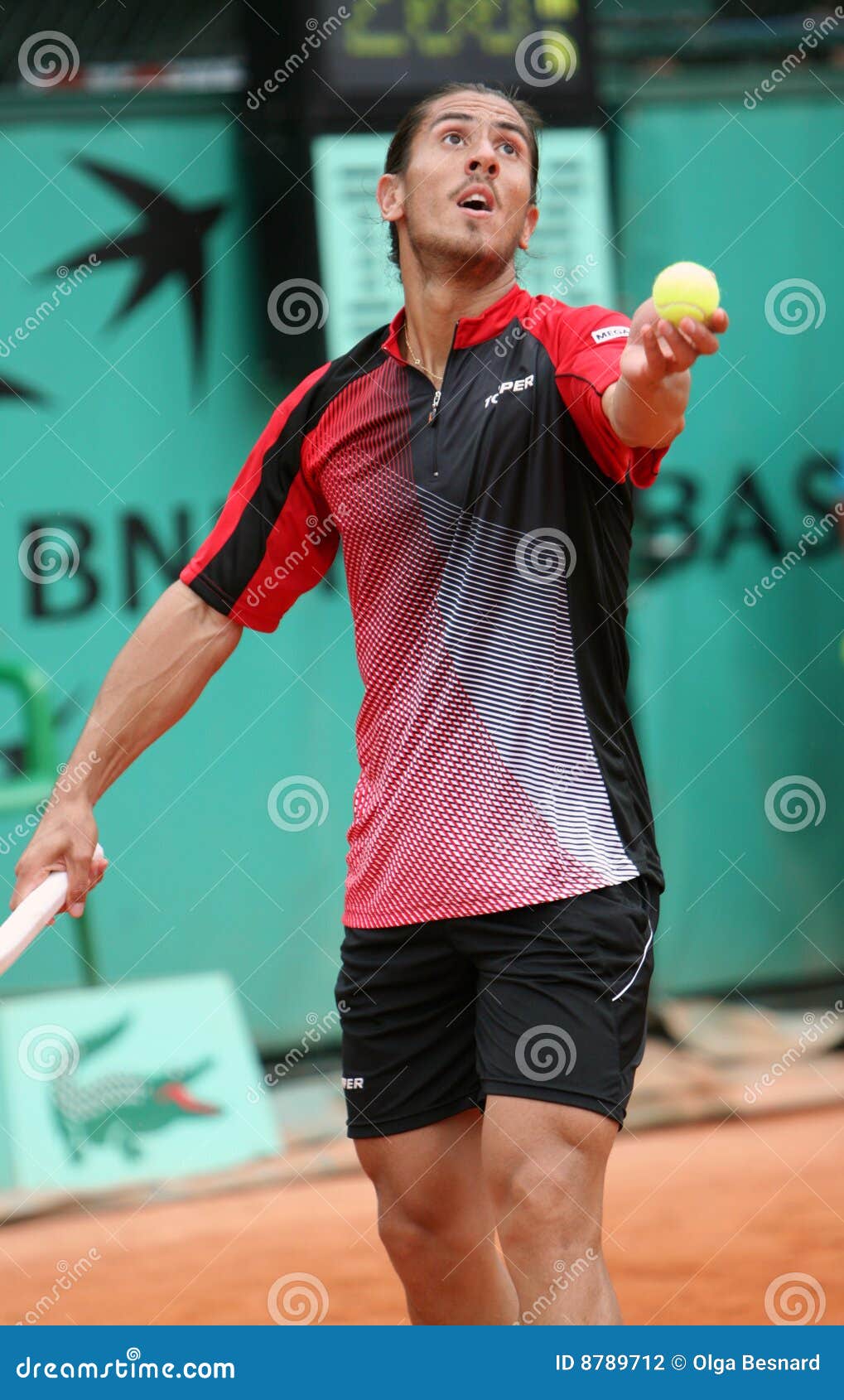 Guillermo Canas En Roland Garros Fotografía editorial - Imagen de ...