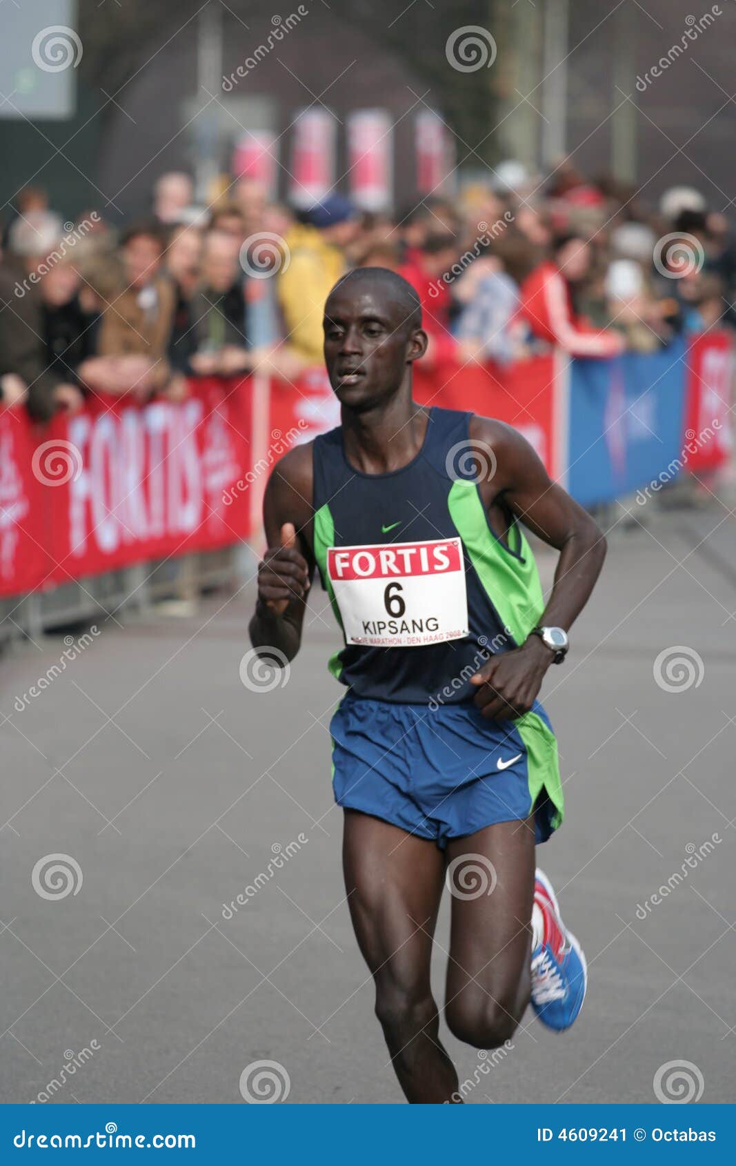 Guillermo Kipsang foto editorial. Imagen de zapatillas - 4609241
