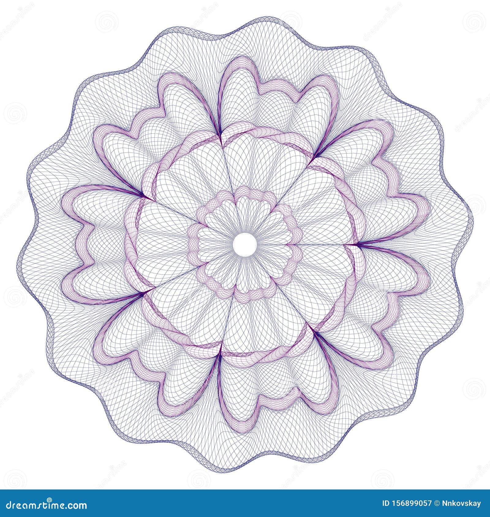 Guilloche Lines Element Design Background Certificate, Guilloche ...