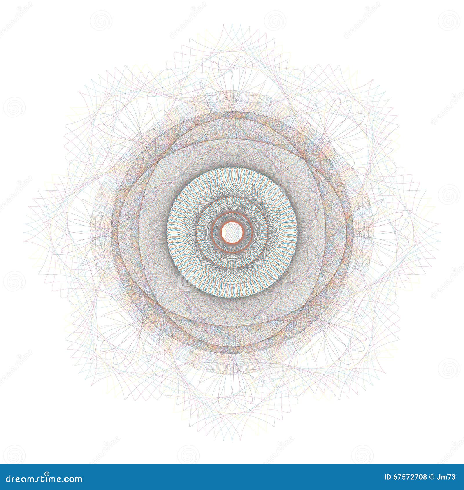 Guilloche Pattern for Certificate and Other Security Documents Stock ...