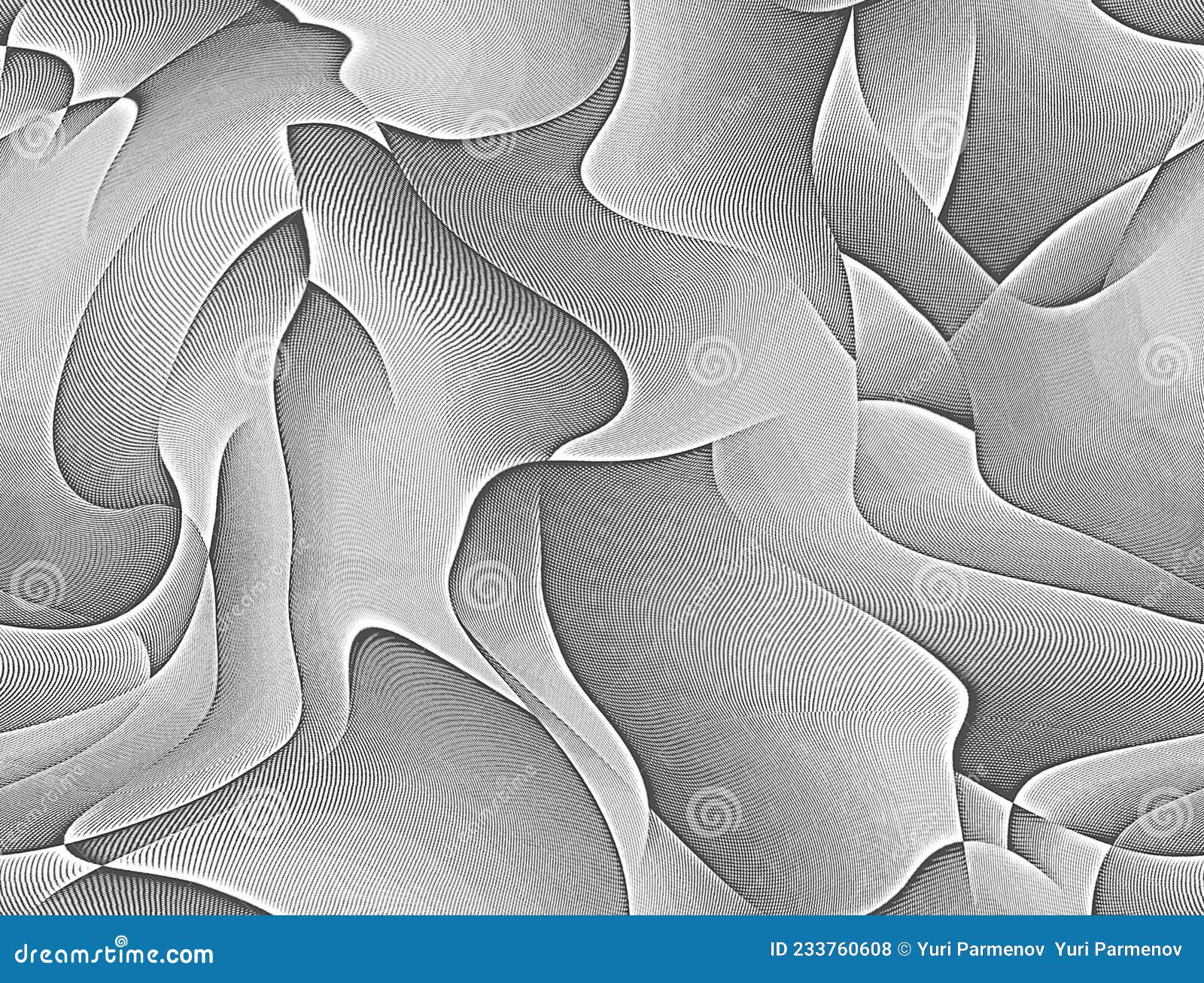 Guilloche Seamless Texture with Moire Effect. Abstract Mesh Background ...