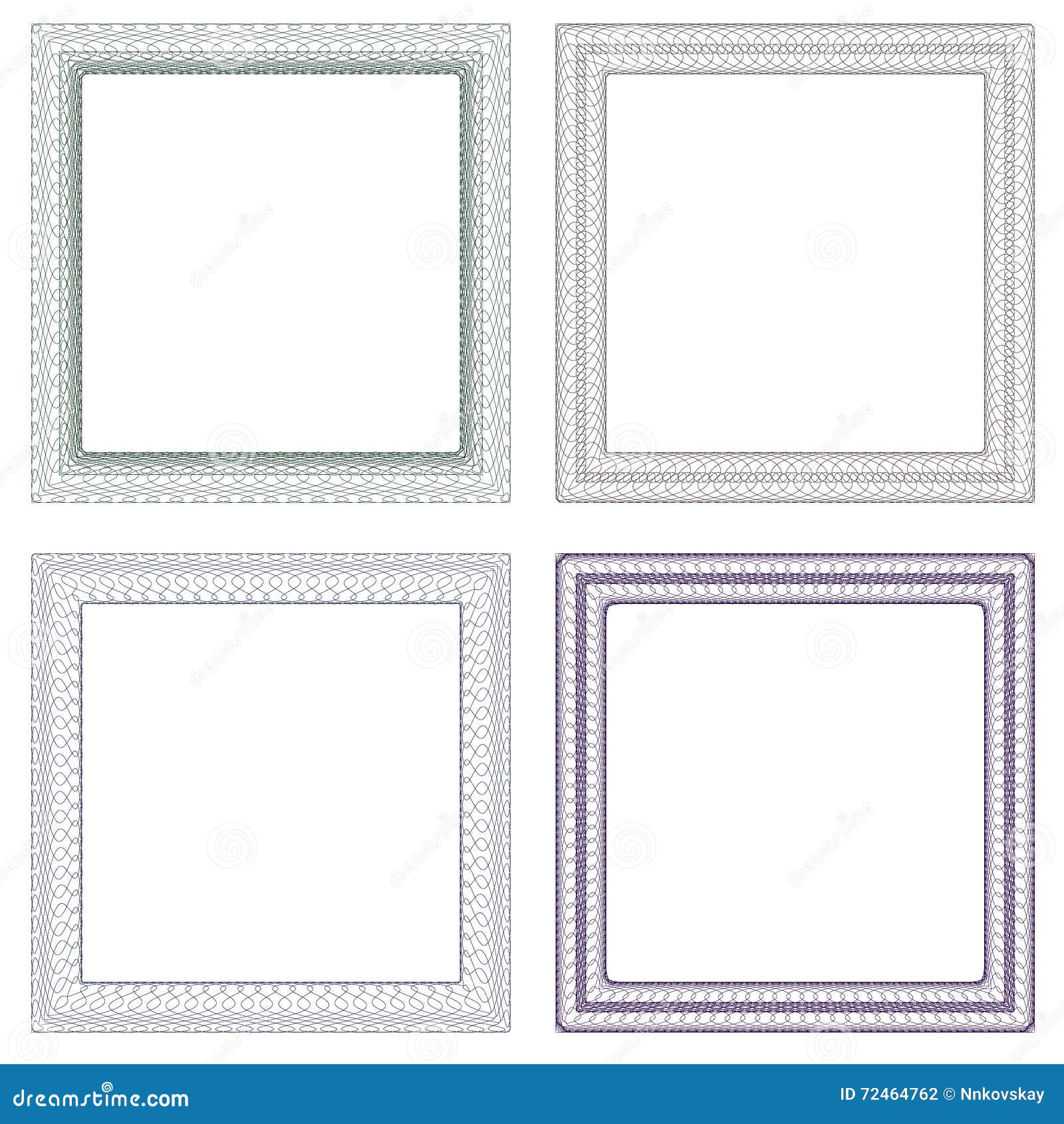 Guilloche Watermarks Pattern For Certificate Vector Illustration ...