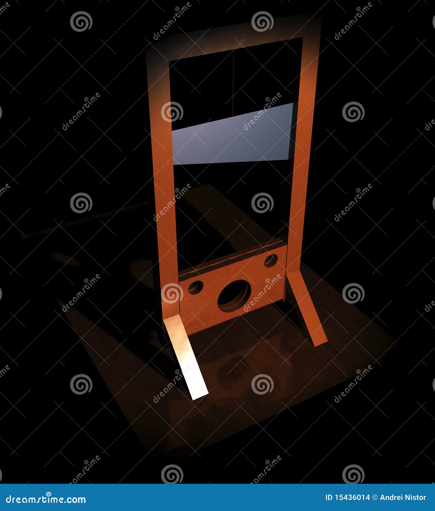 Guillotine stock illustration. Illustration of revival - 15436014