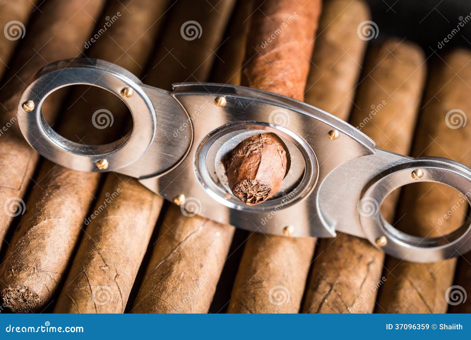Guillotine and cigar tip stock image. Image of habit - 37096359