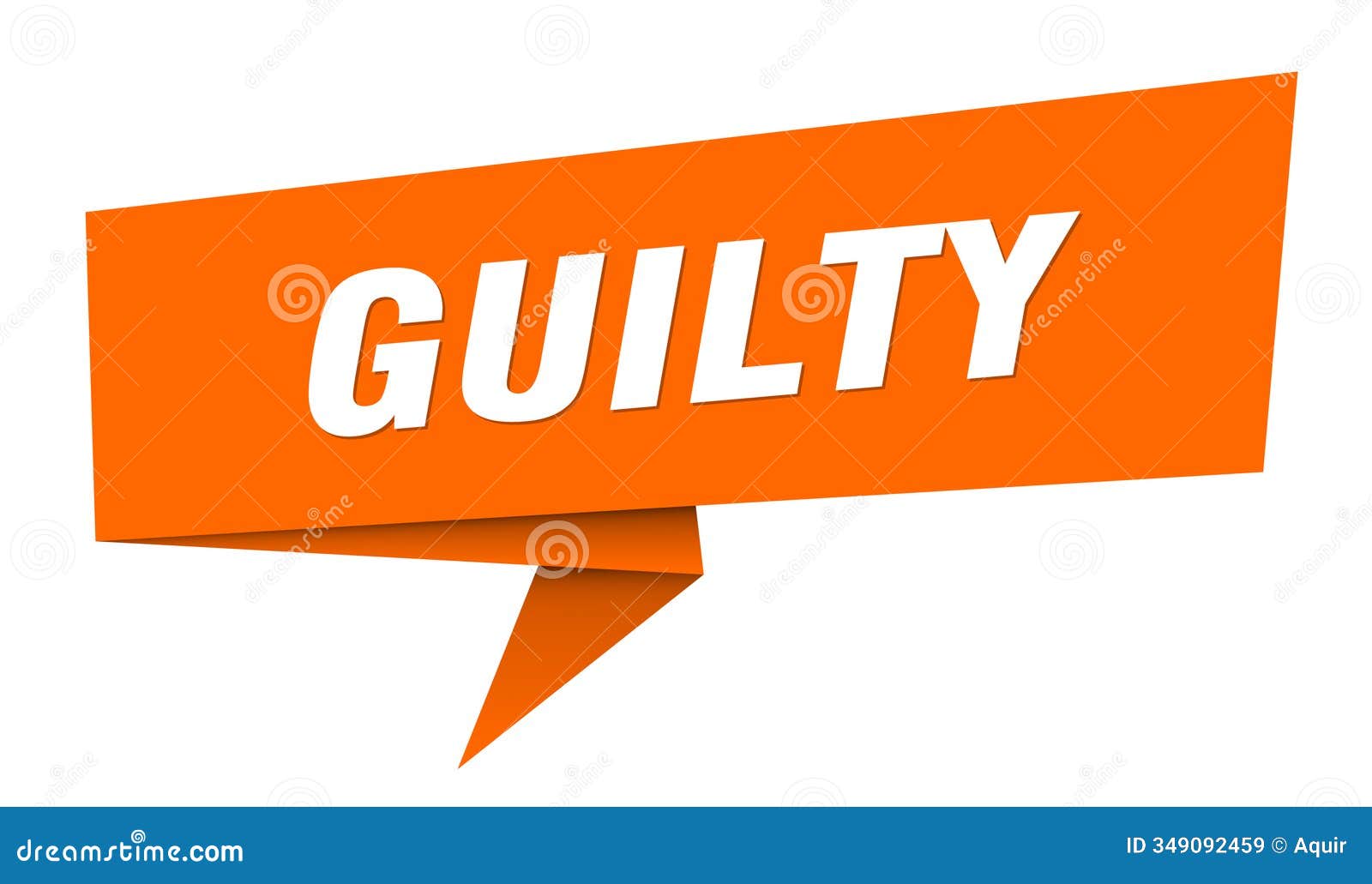 Guilty Banner. Guilty Speech Bubble, Label, Sticker, Sign Template ...