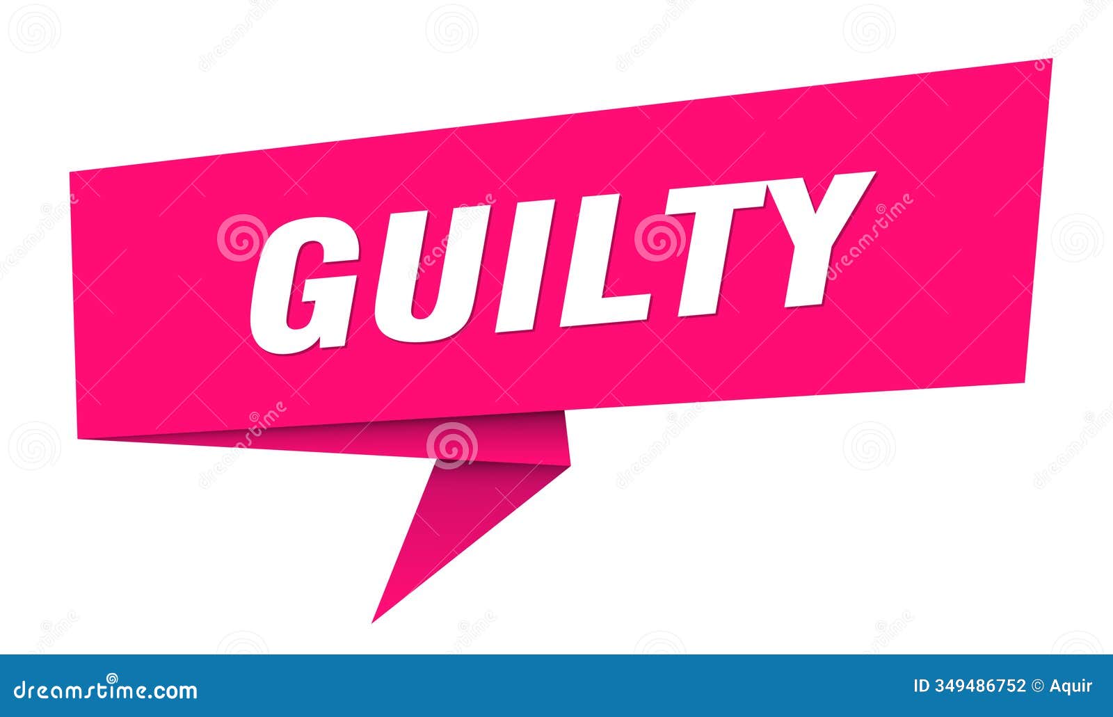 Guilty Banner. Guilty Speech Bubble, Label, Sticker, Sign Template ...