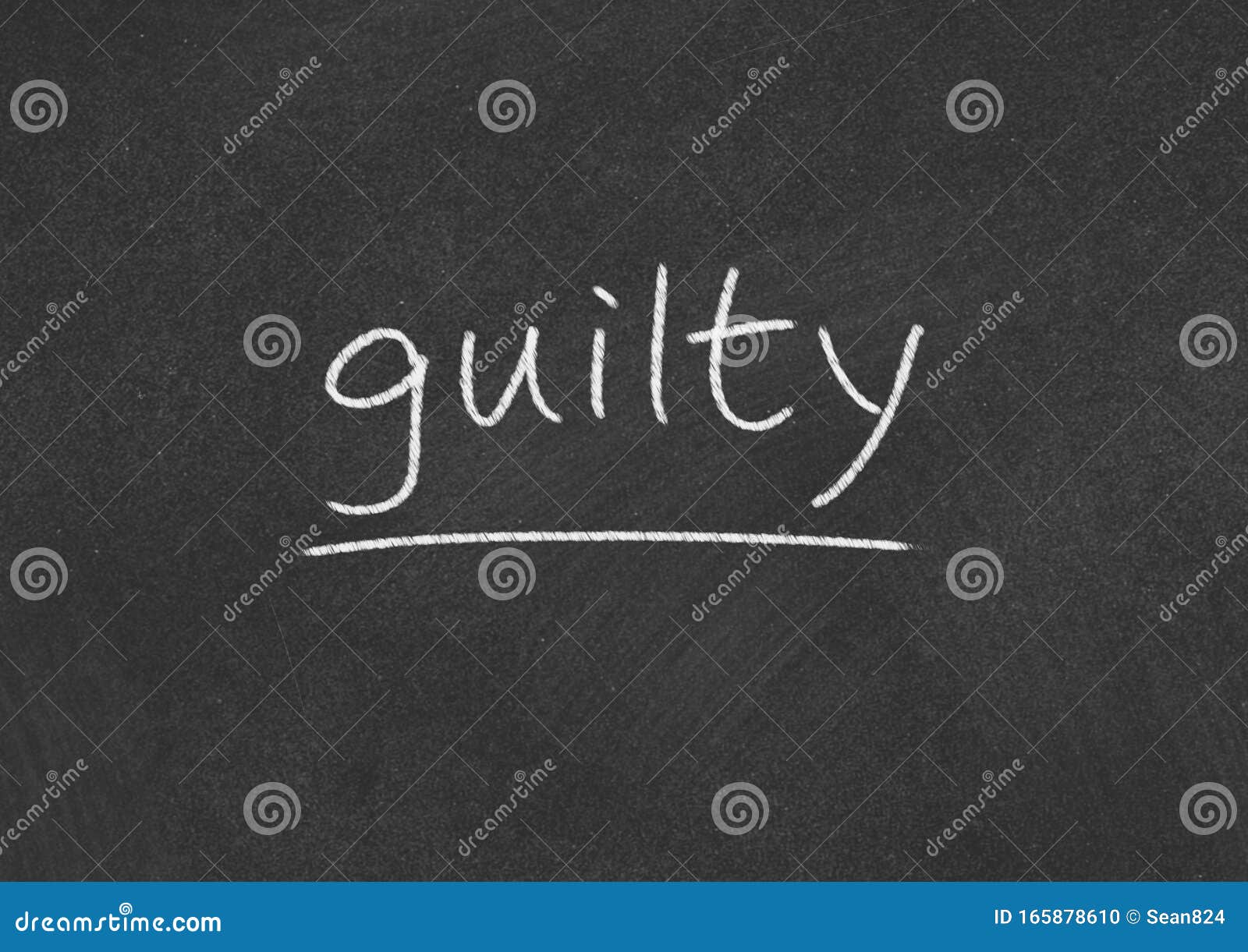 Guilty stock photo. Image of chalkboard, abstract, guilty - 165878610