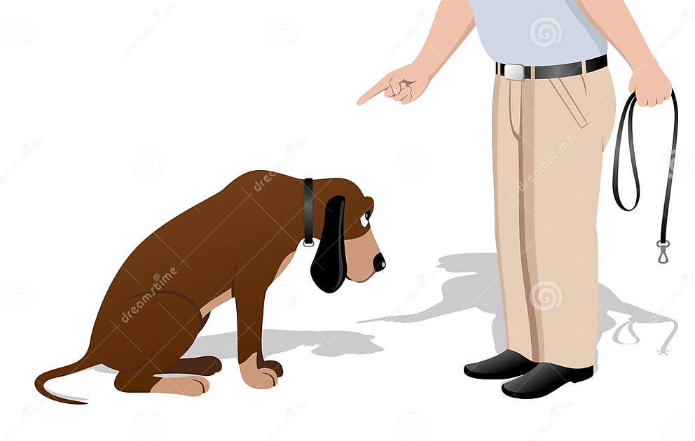 Guilty dog stock vector. Illustration of fault, abuse - 14936047