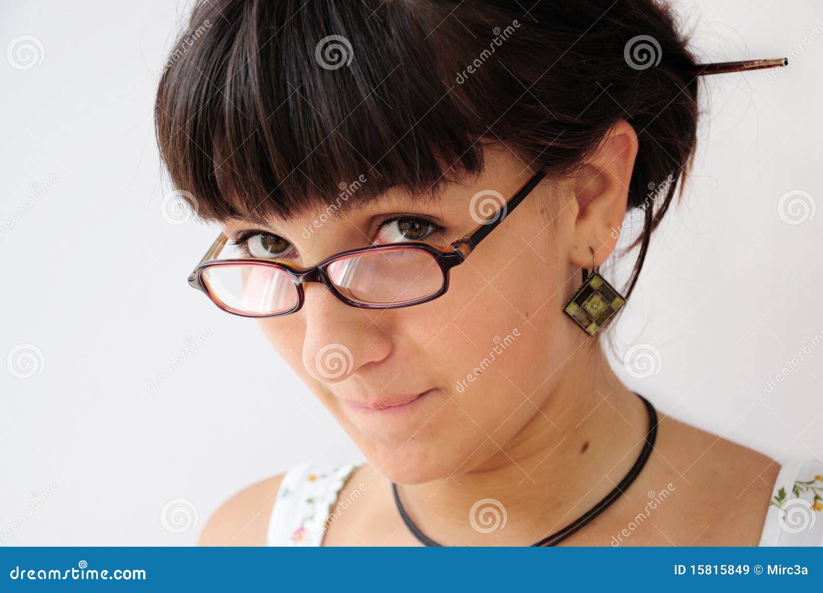Guilty look stock image. Image of cheater, brunette, discipline - 15815849