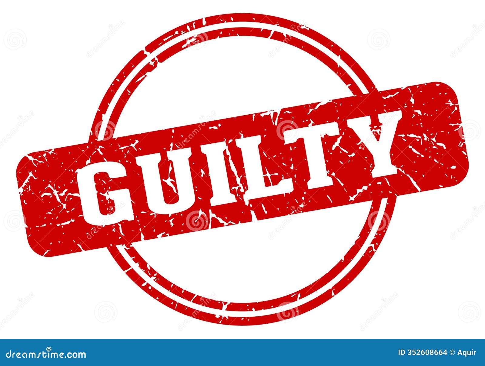 Guilty stamp stock illustration. Illustration of graphic - 352608664