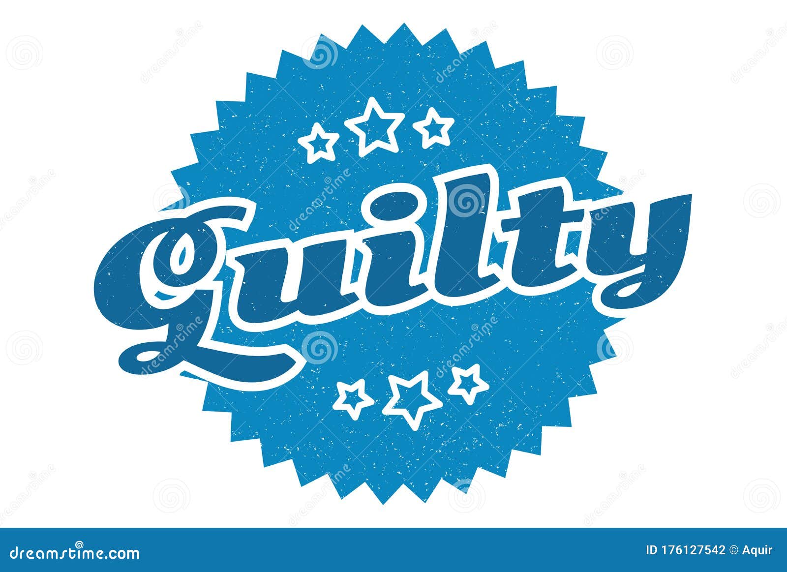 Guilty Sign. Guilty Vintage Retro Label Stock Vector - Illustration of ...