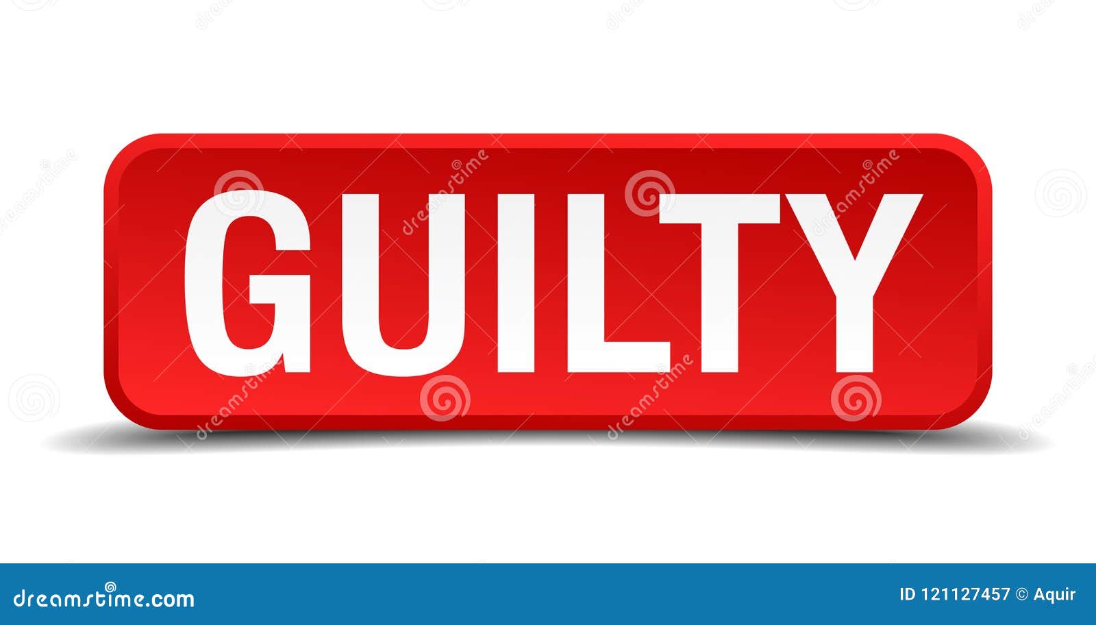 Guilty button stock vector. Illustration of website - 121127457