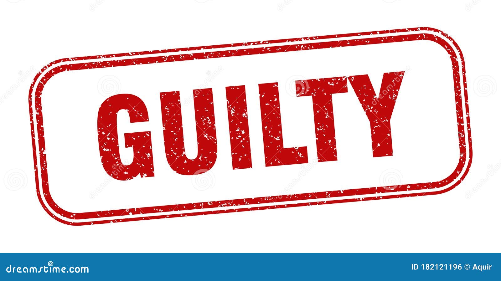 Guilty Stamp. Guilty Square Grunge Sign Stock Vector - Illustration of ...