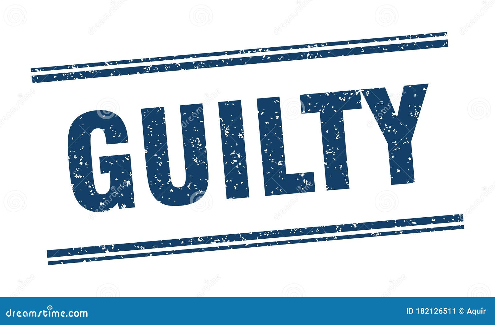 Guilty Stamp. Guilty Square Grunge Sign Stock Vector - Illustration of ...