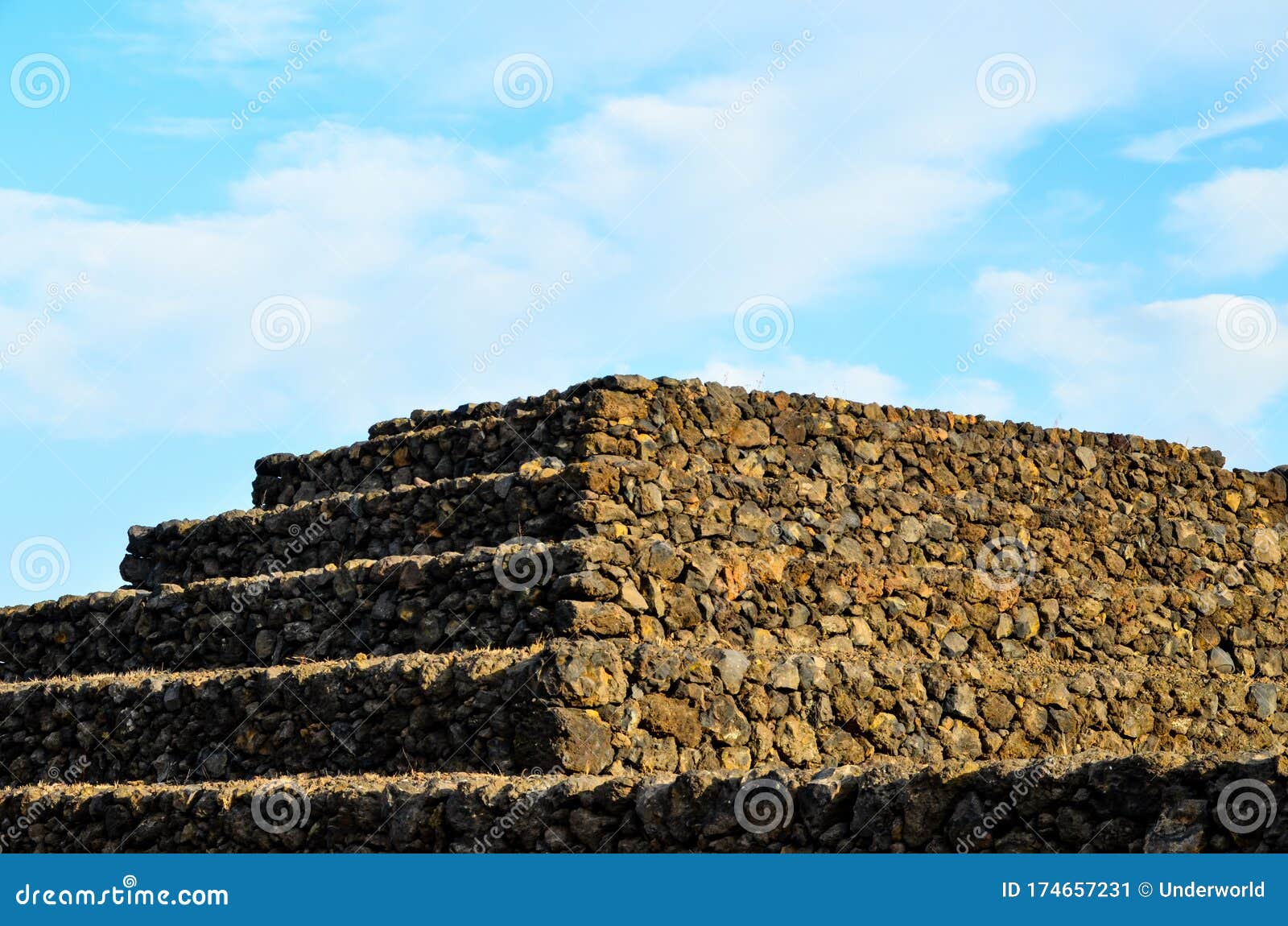 Guimar Pyramids stock image. Image of history, civilization - 174657231