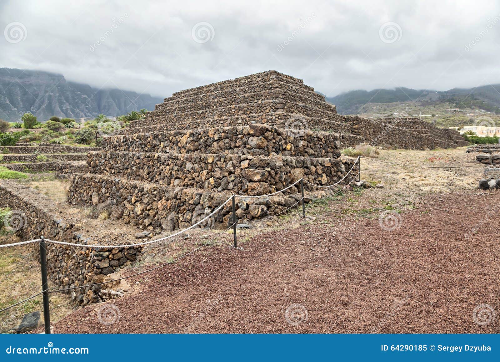 Guimar Pyramids, Tenerife Island Stock Image - Image of historical ...