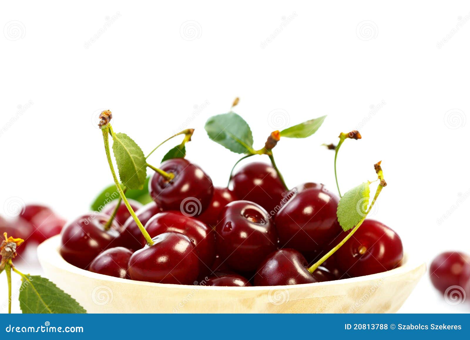 Guindas foto de archivo. Imagen de verano, sabroso, rojo - 20813788