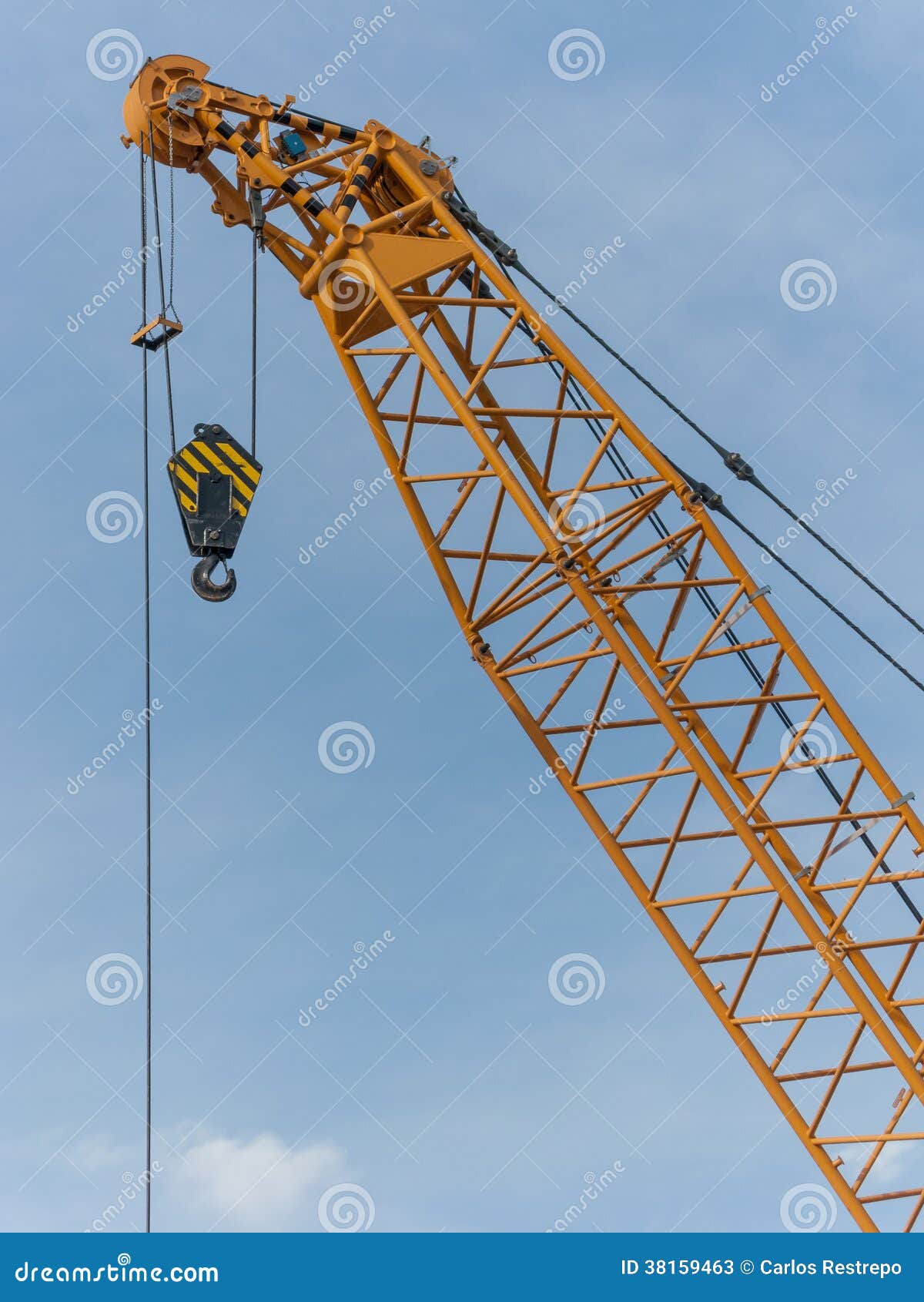 Guindaste de construção imagem de stock. Imagem de estrutura - 38159463