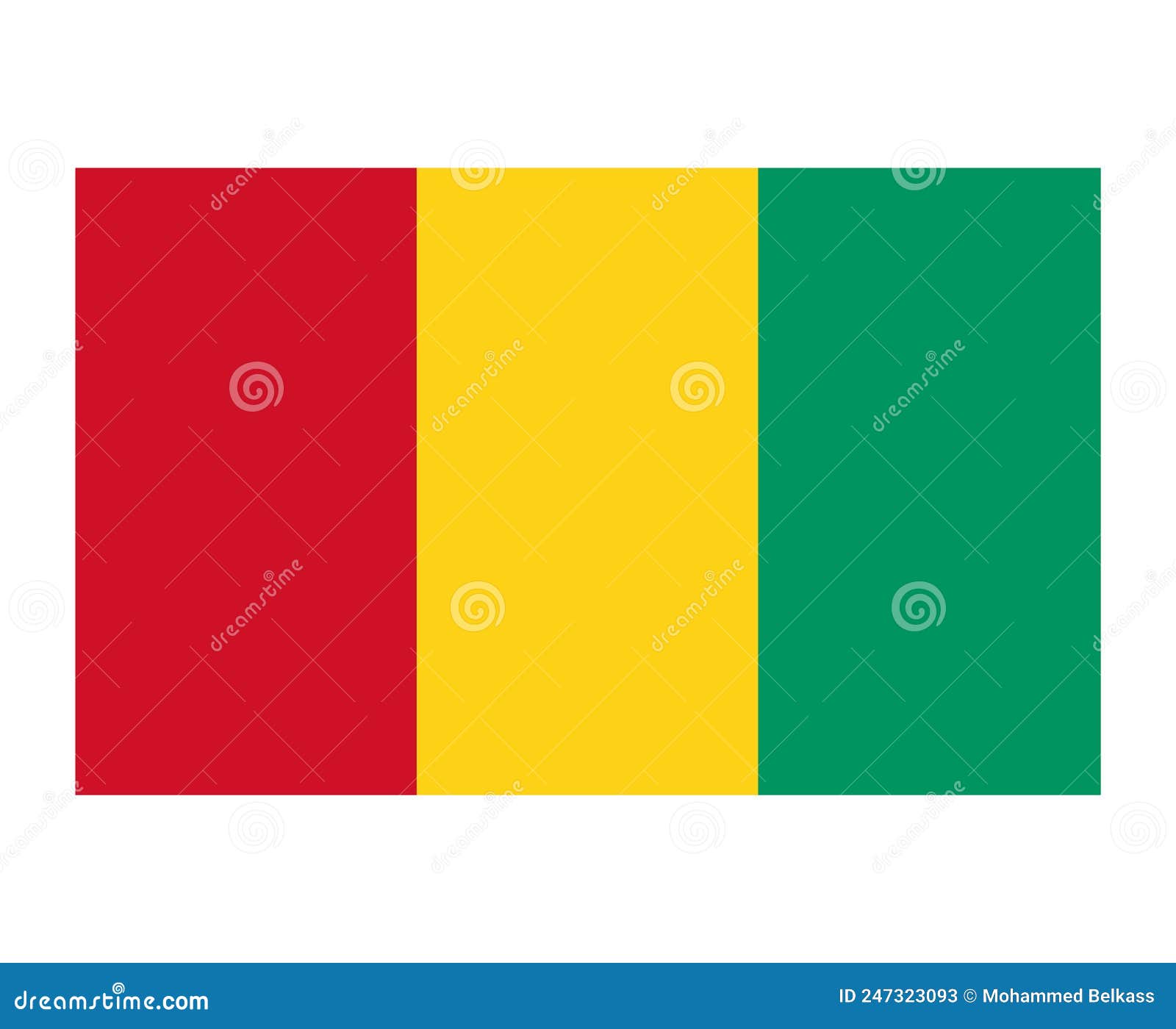Guinea Flag National Africa Emblem Symbol Icon Vector Stock ...
