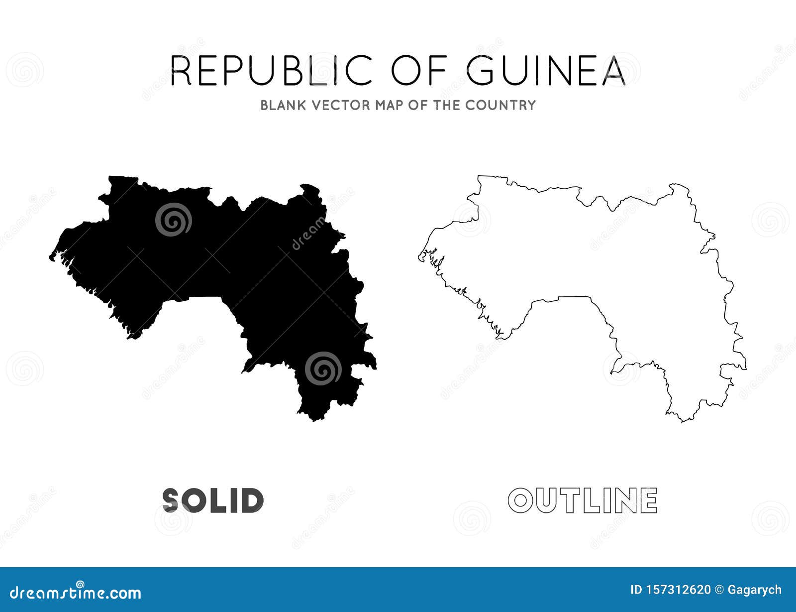 Guinea map. stock vector. Illustration of papua, geography - 157312620
