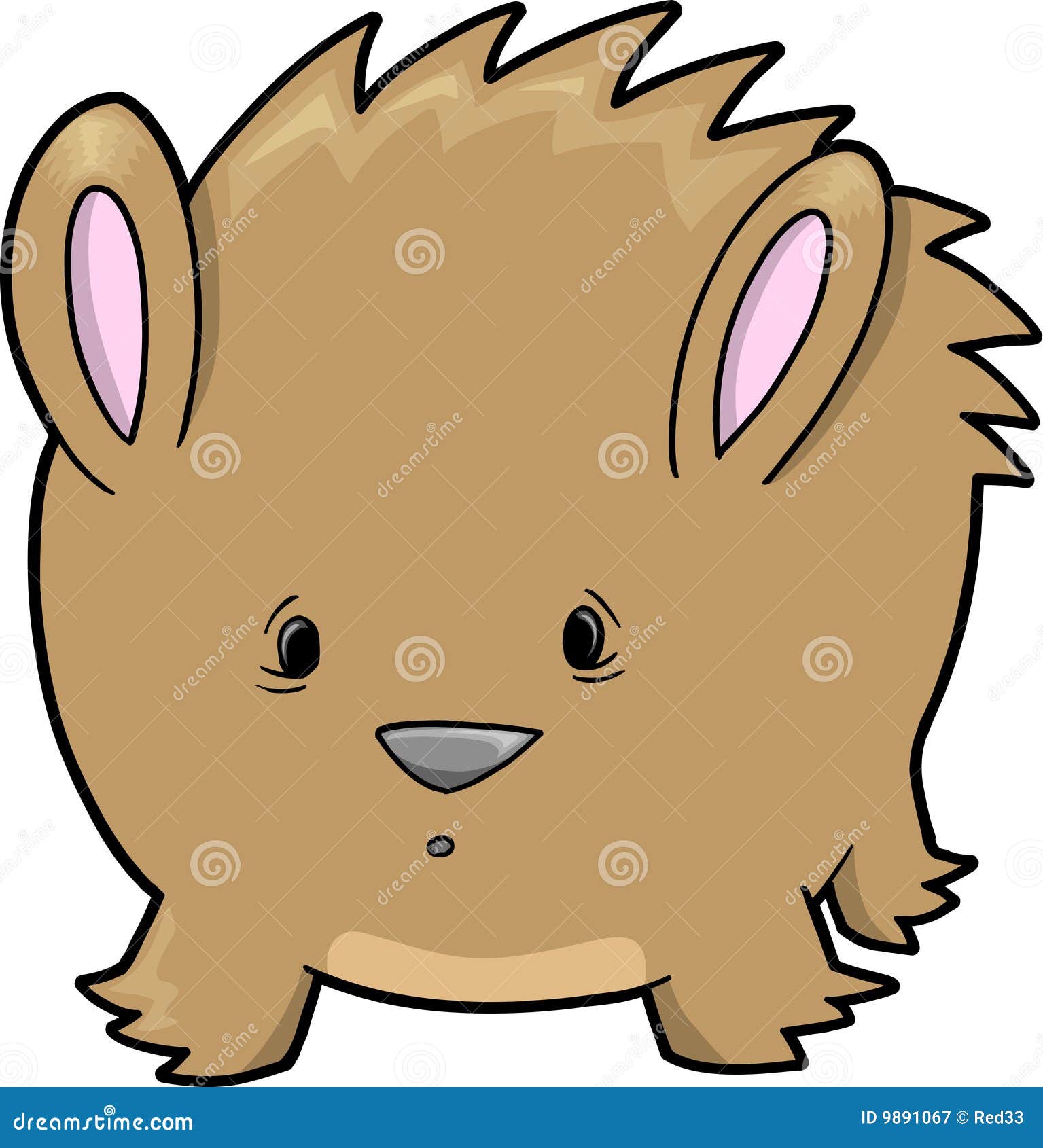 Guinea Pig Vector stock vector. Illustration of animal - 9891067