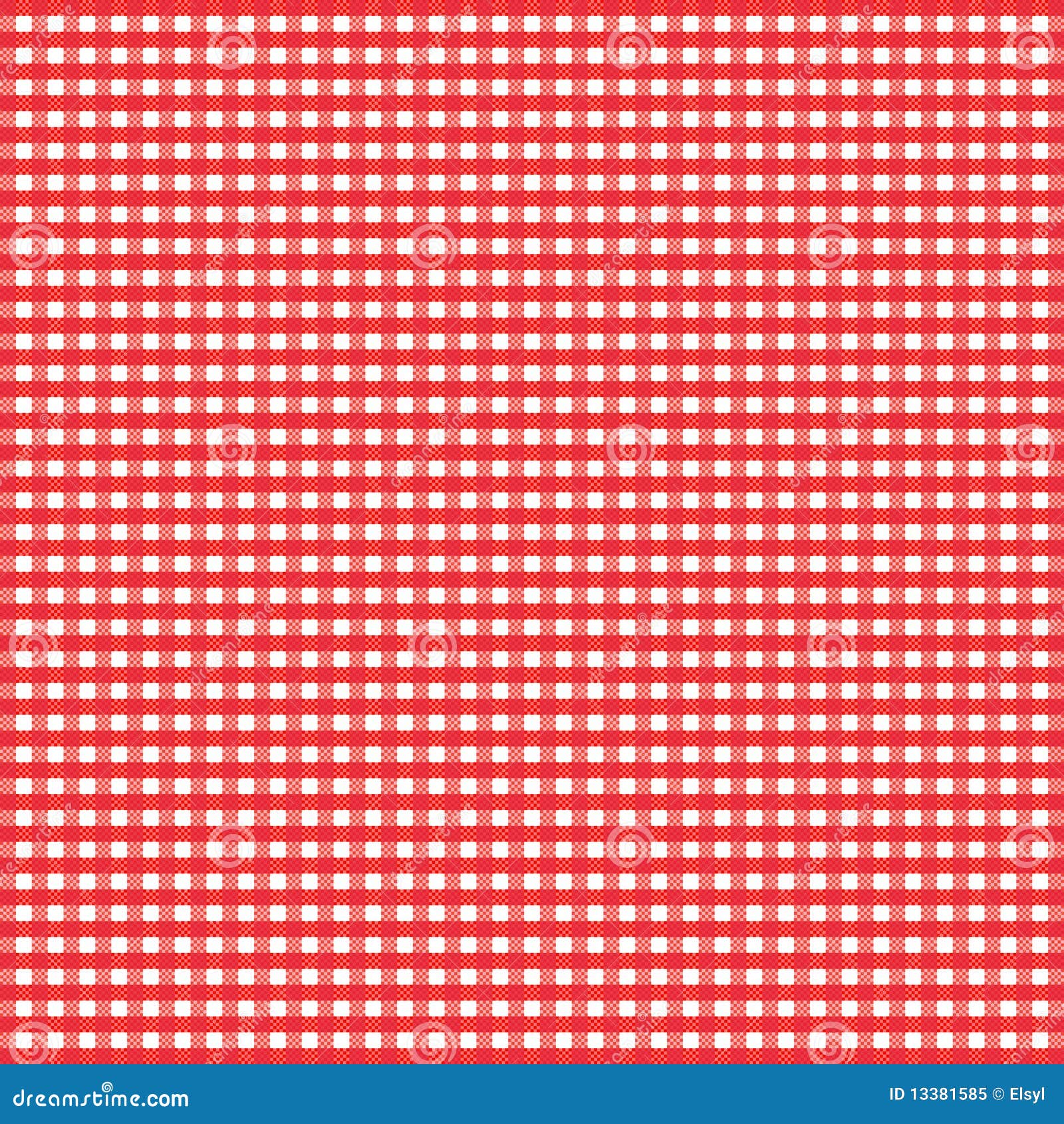 Guinga roja ilustración del vector. Ilustración de mantel - 13381585