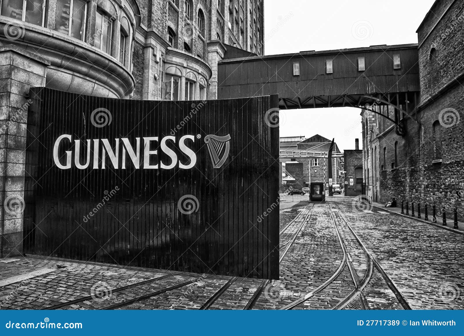 Guinness Gates B&W editorial stock image. Image of tourist - 27717389