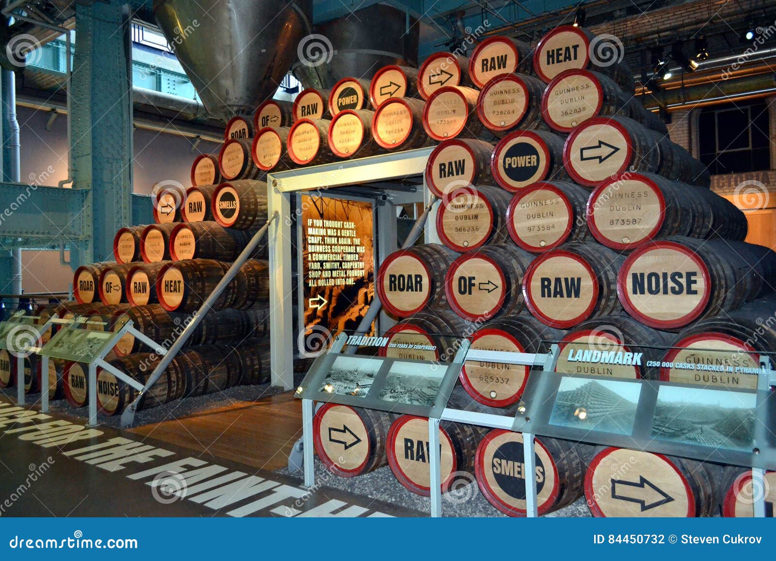 Guinness Storehouse Barrels Editorial Photography - Image of ireland ...